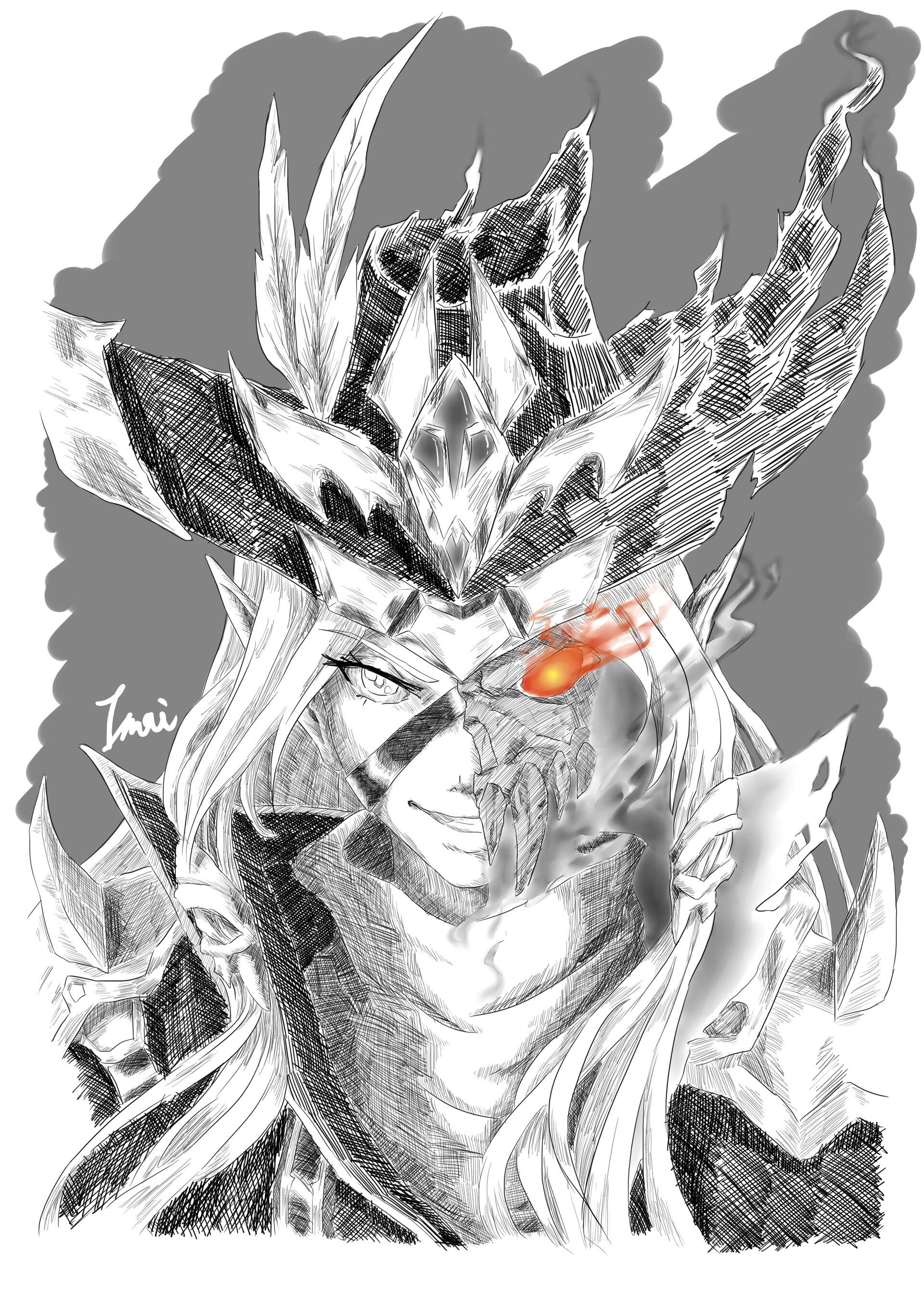 ArtStation - High Noon Ashe (demon ver)