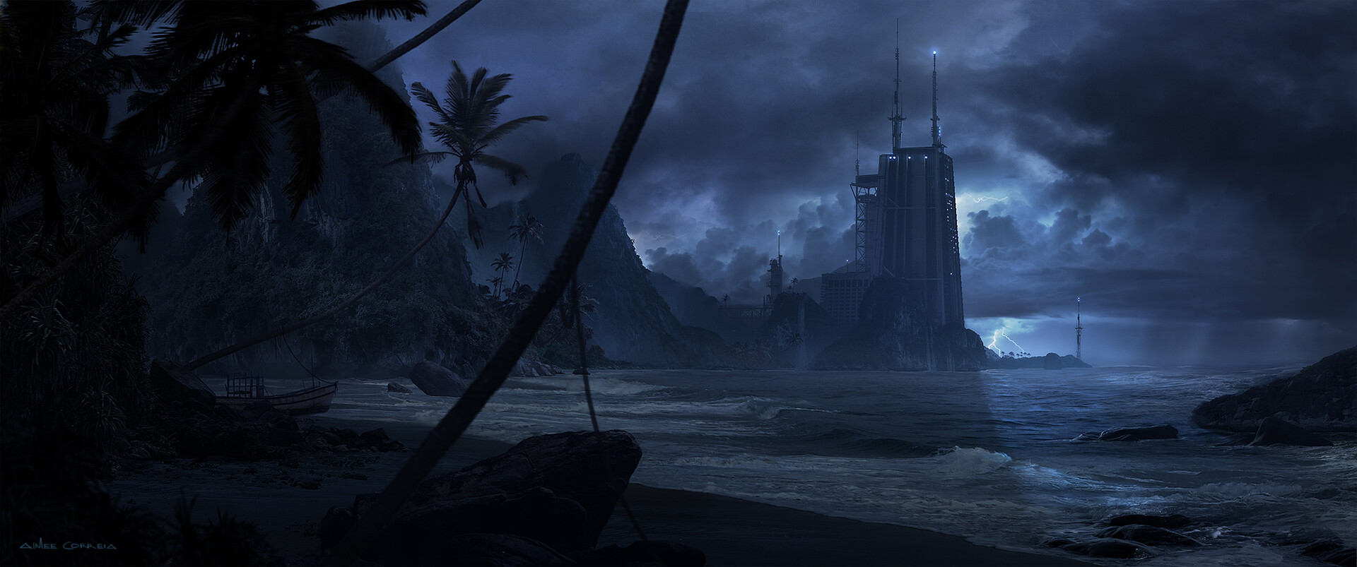 ArtStation - Lonely - Environment Concept Art / Matte Painting