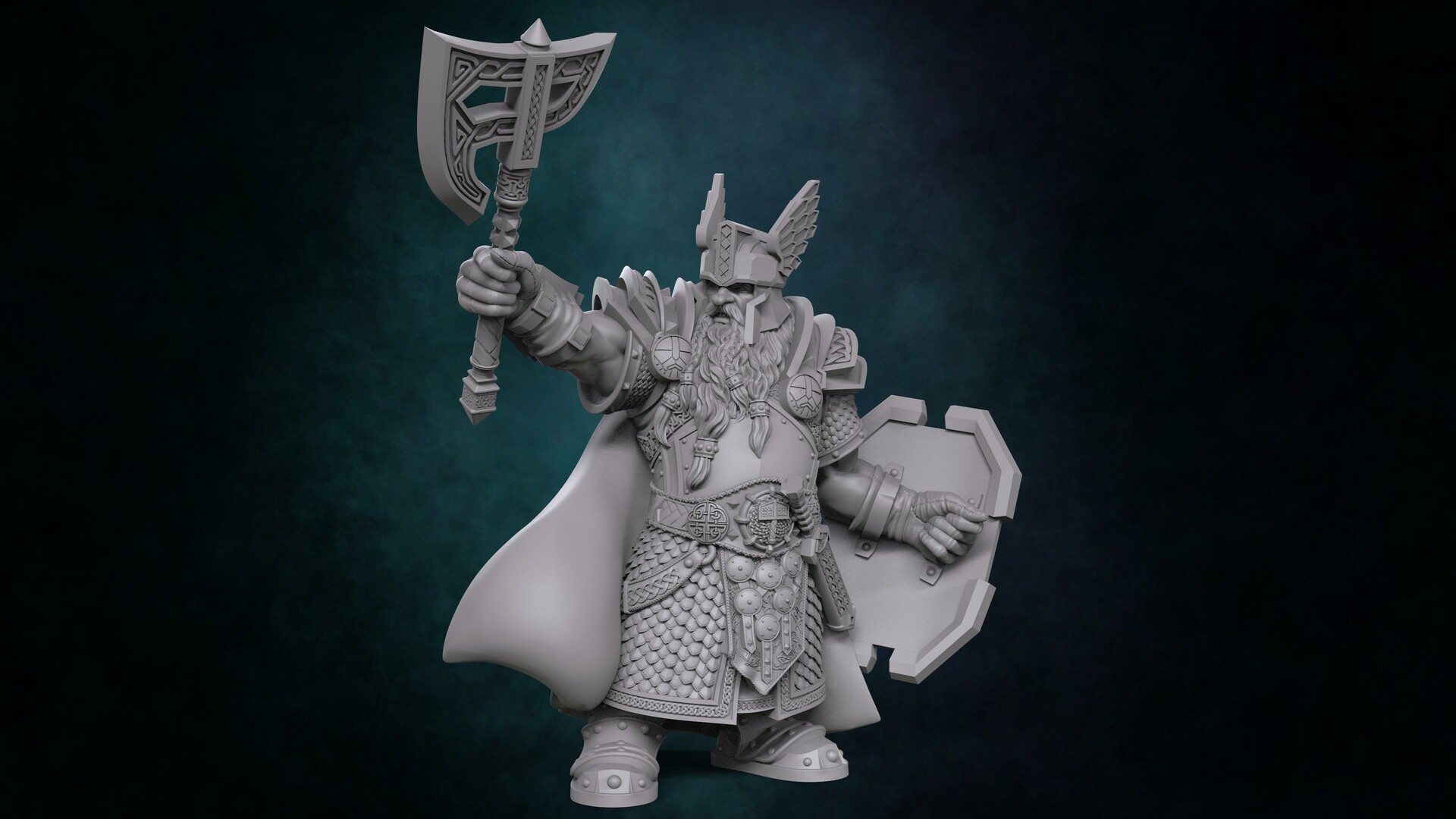 ArtStation - Dwarf Hero