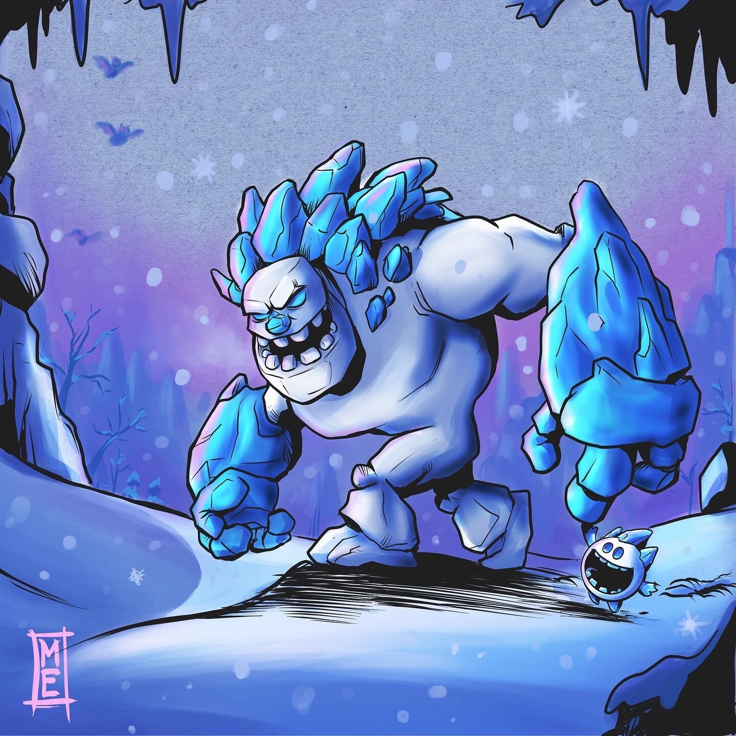 how to draw ice golem clash royale