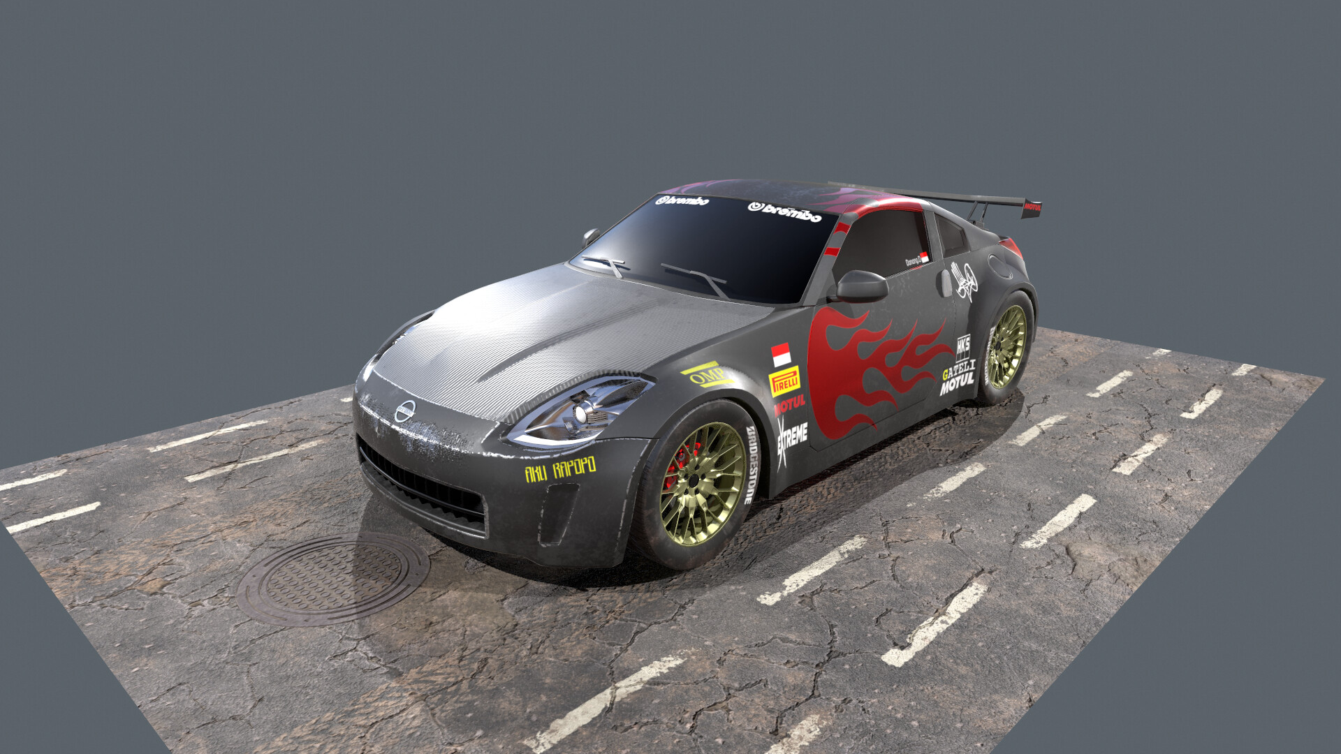 ArtStation - Nissan 350z