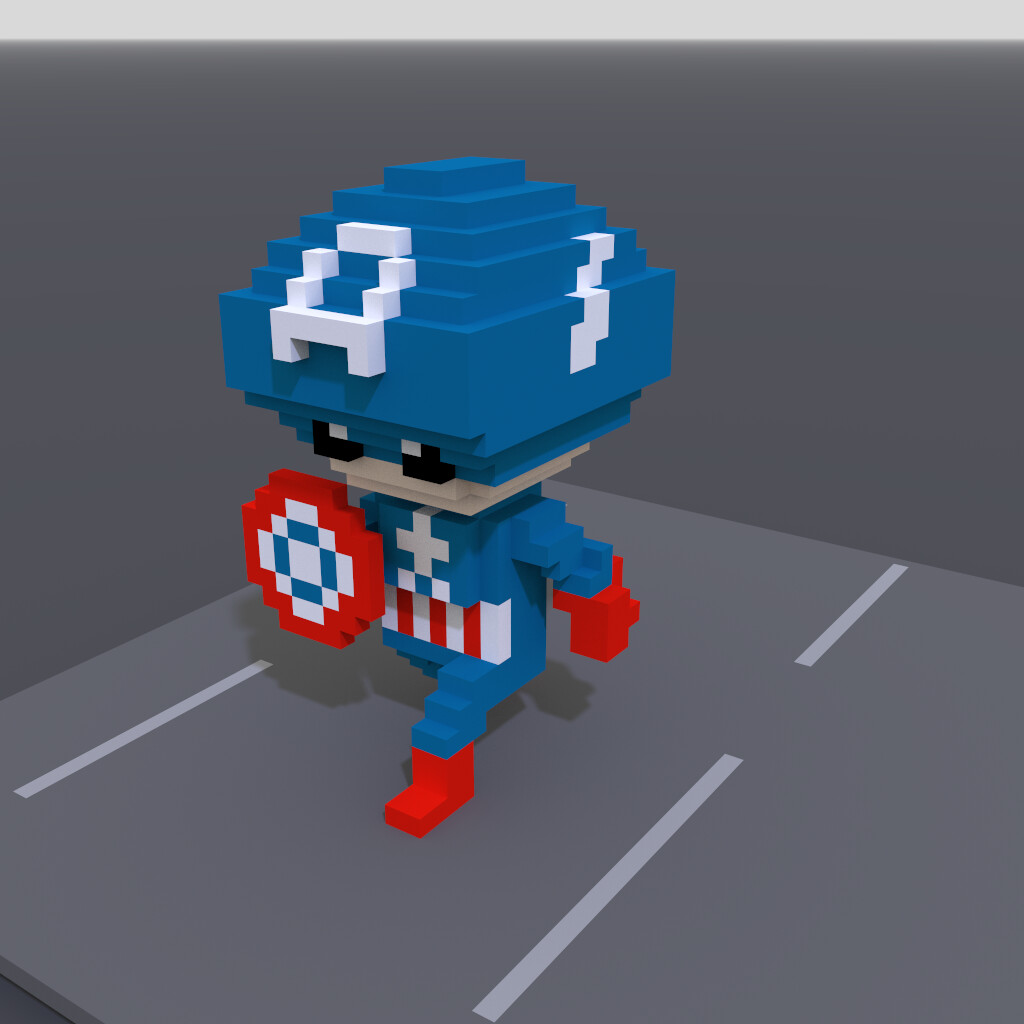 ArtStation - captain america