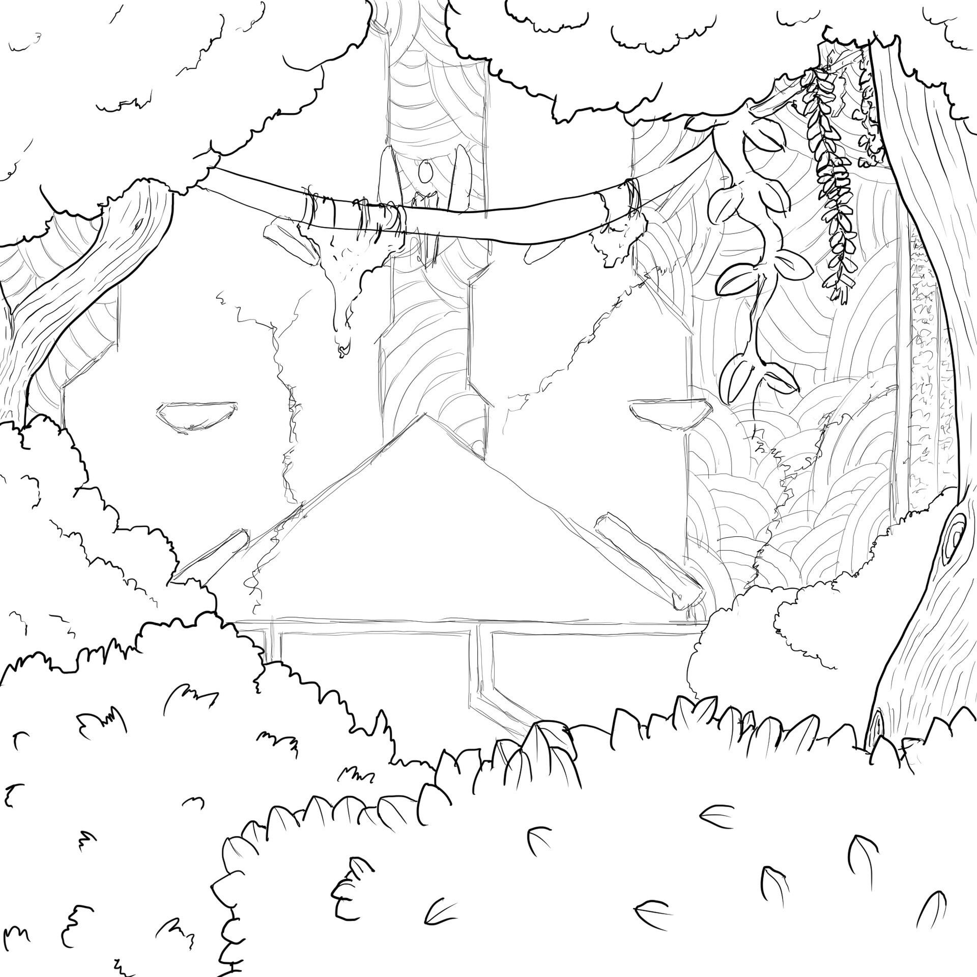 ArtStation - Inktober 2019 - Day 14 - Overgrown