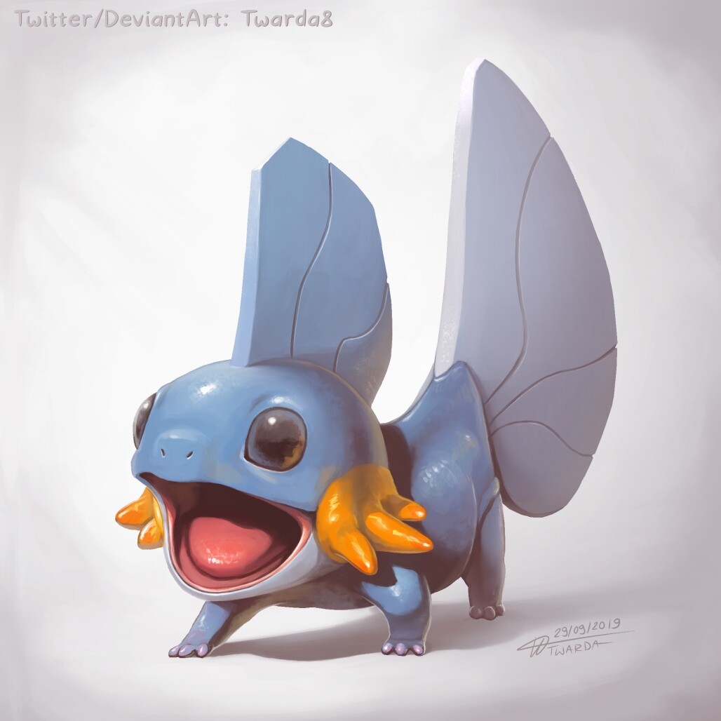 ArtStation - Mudkip (draw this again)