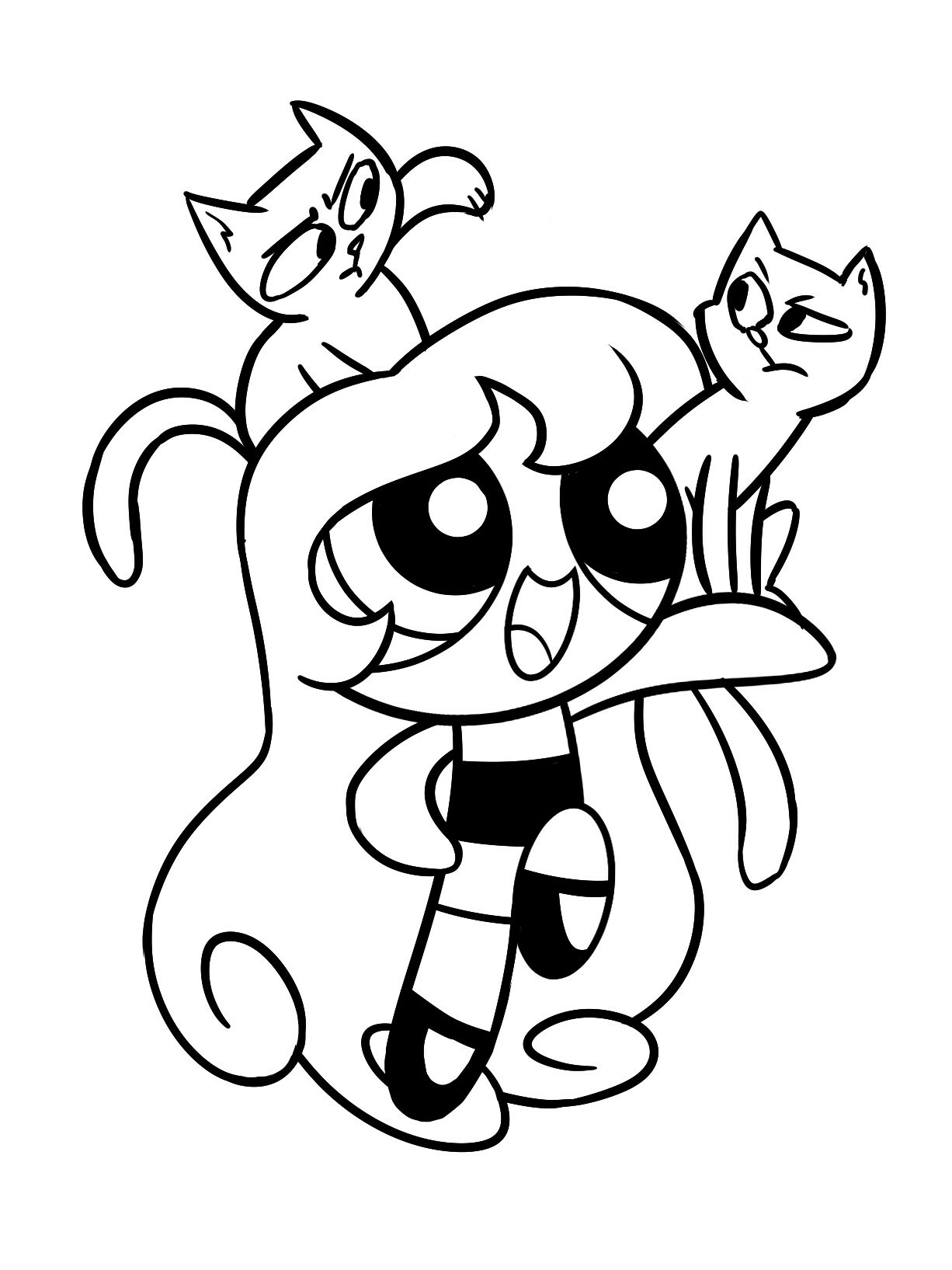 blossom powerpuff coloring pages
