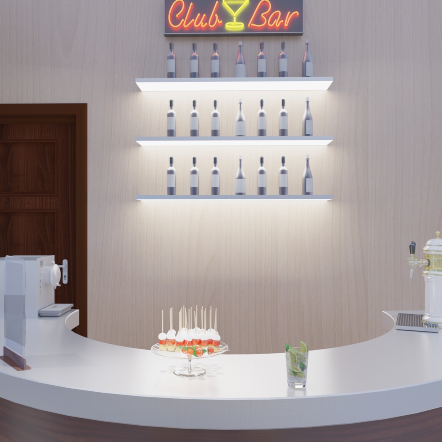 ArtStation - club bar