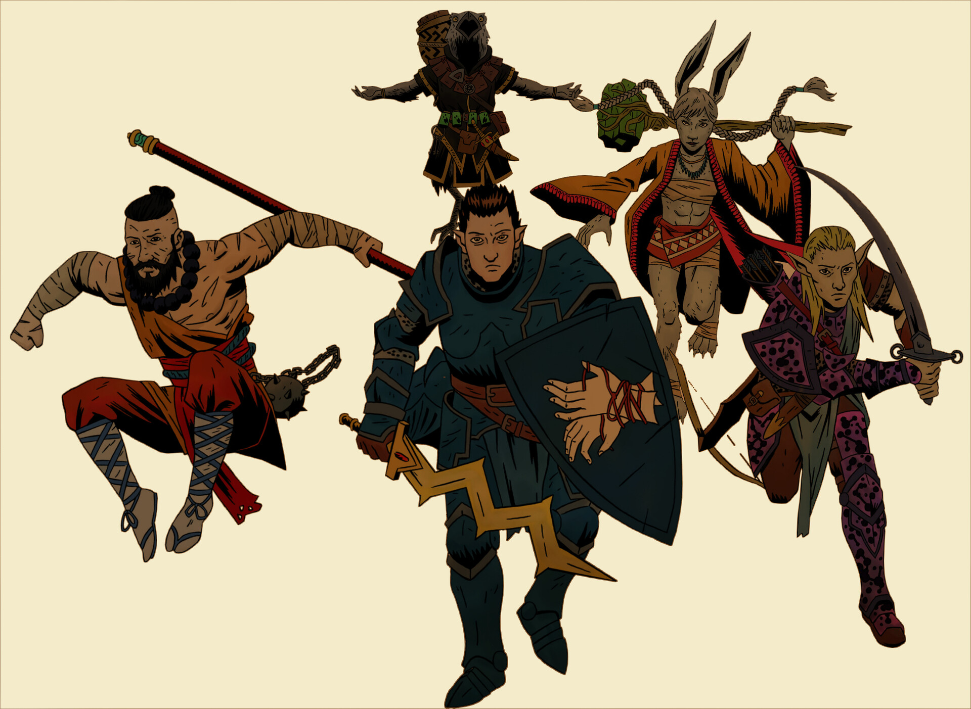 ArtStation - Dnd group commission