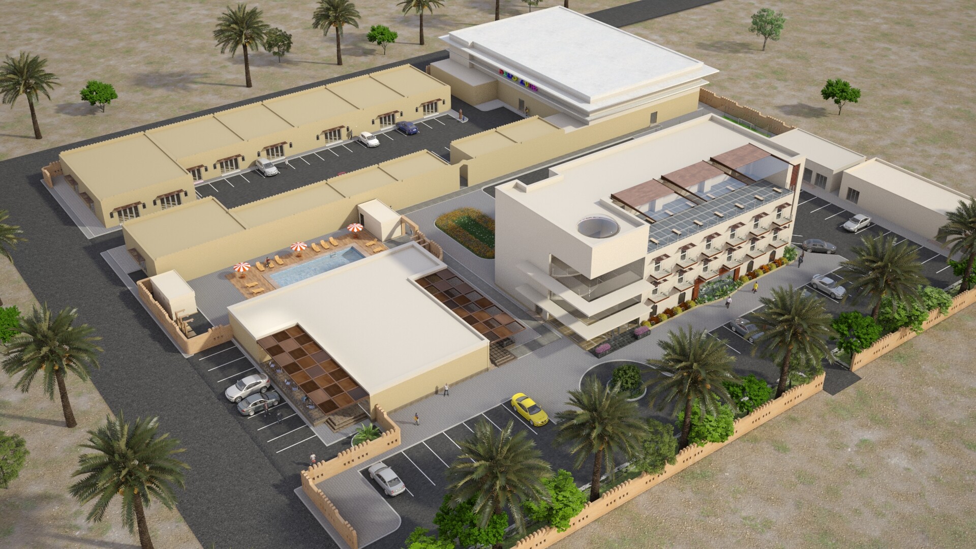 ArtStation - Hotel Complex
