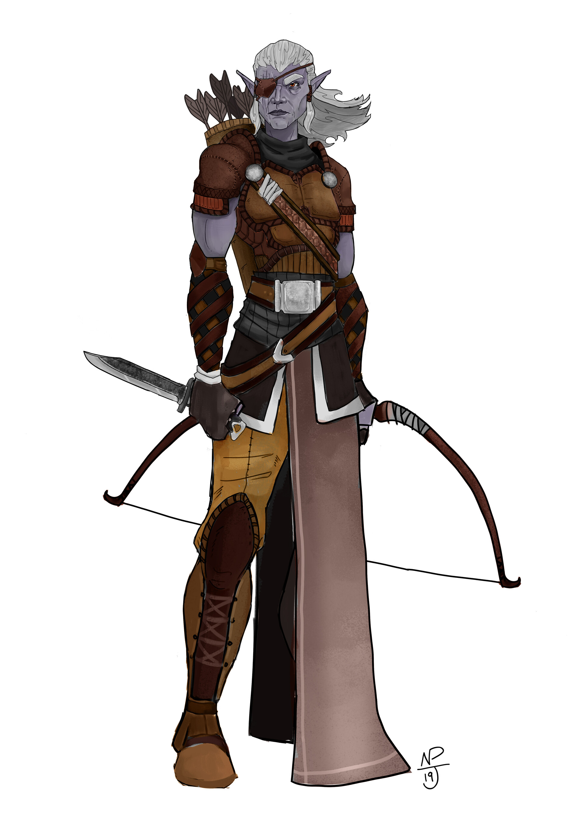 ArtStation - Dark Elf Archer