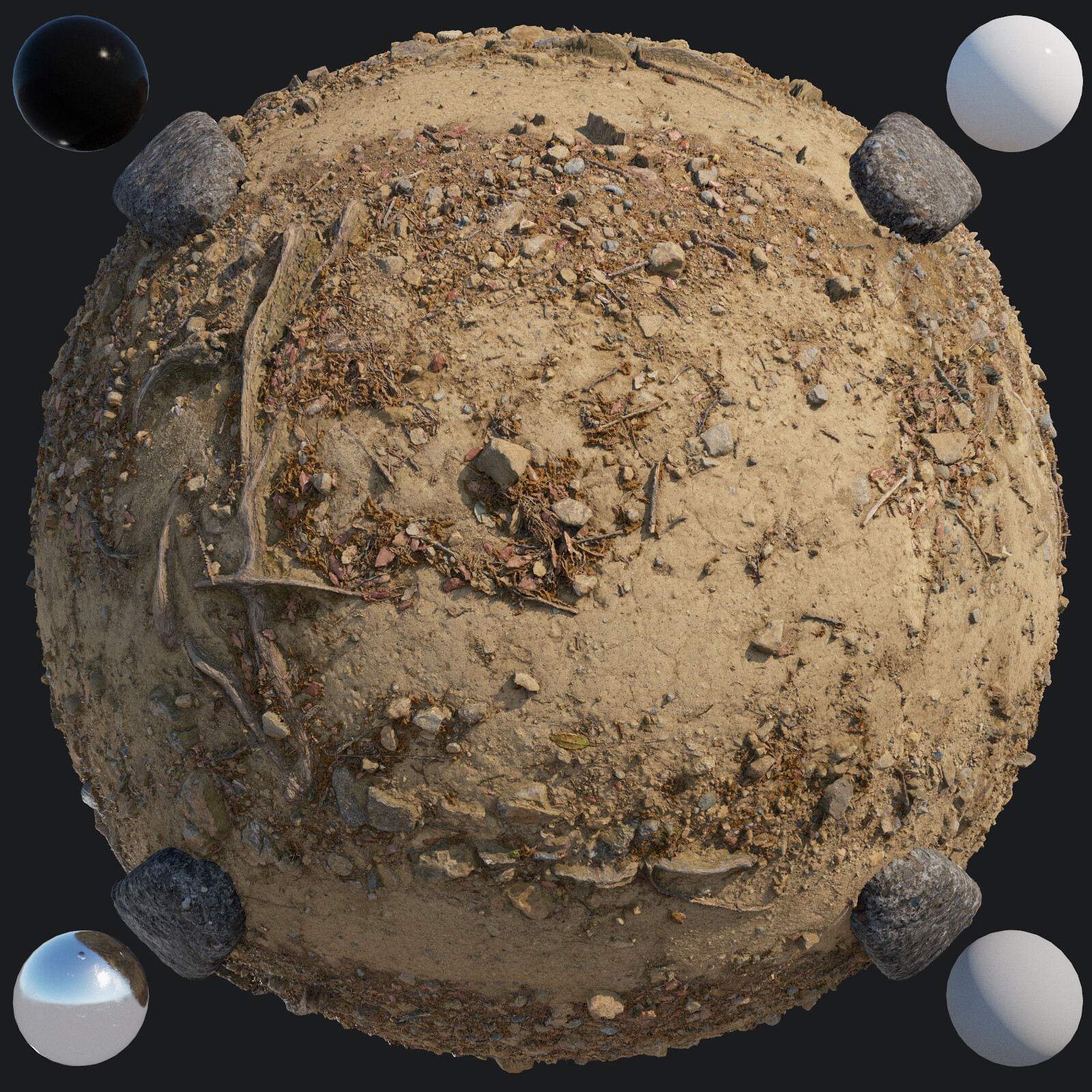 ArtStation - 3d scanned ground Textures