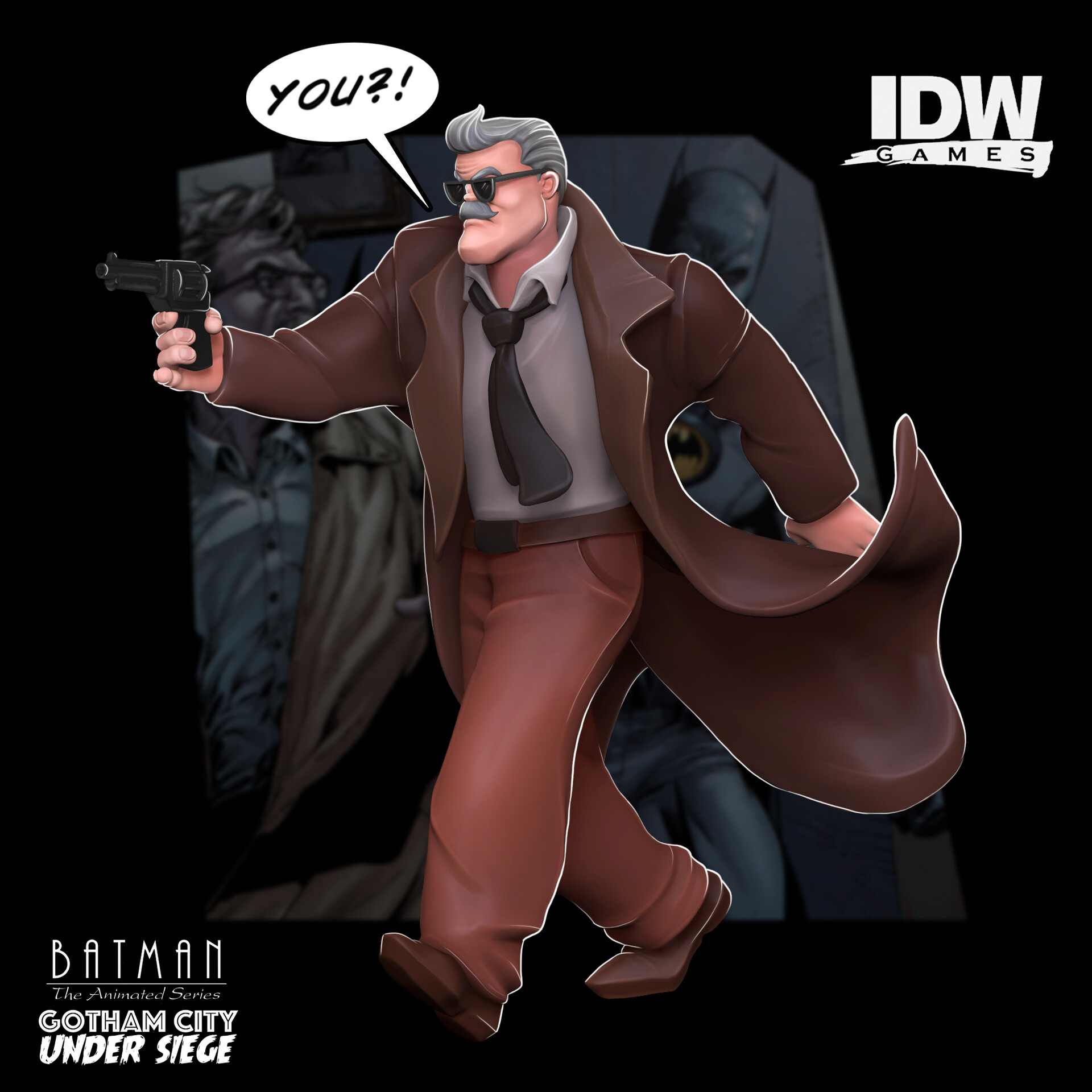 ArtStation - Gordon Batman Animated Series