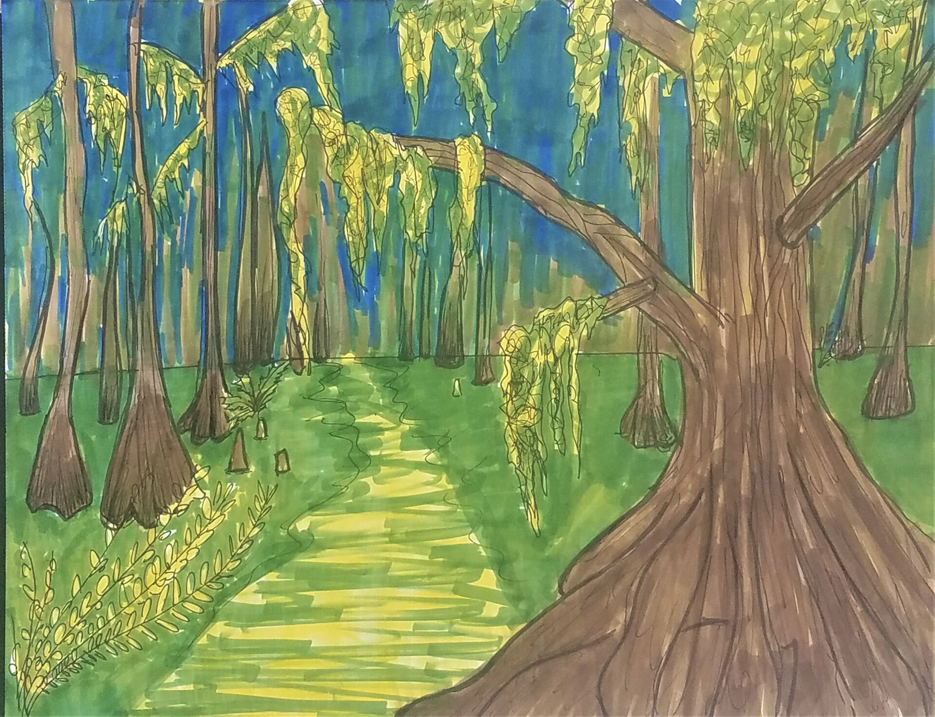 Casandra Roell - Balloon Bayou Adventure Rough Drafts and Ideas