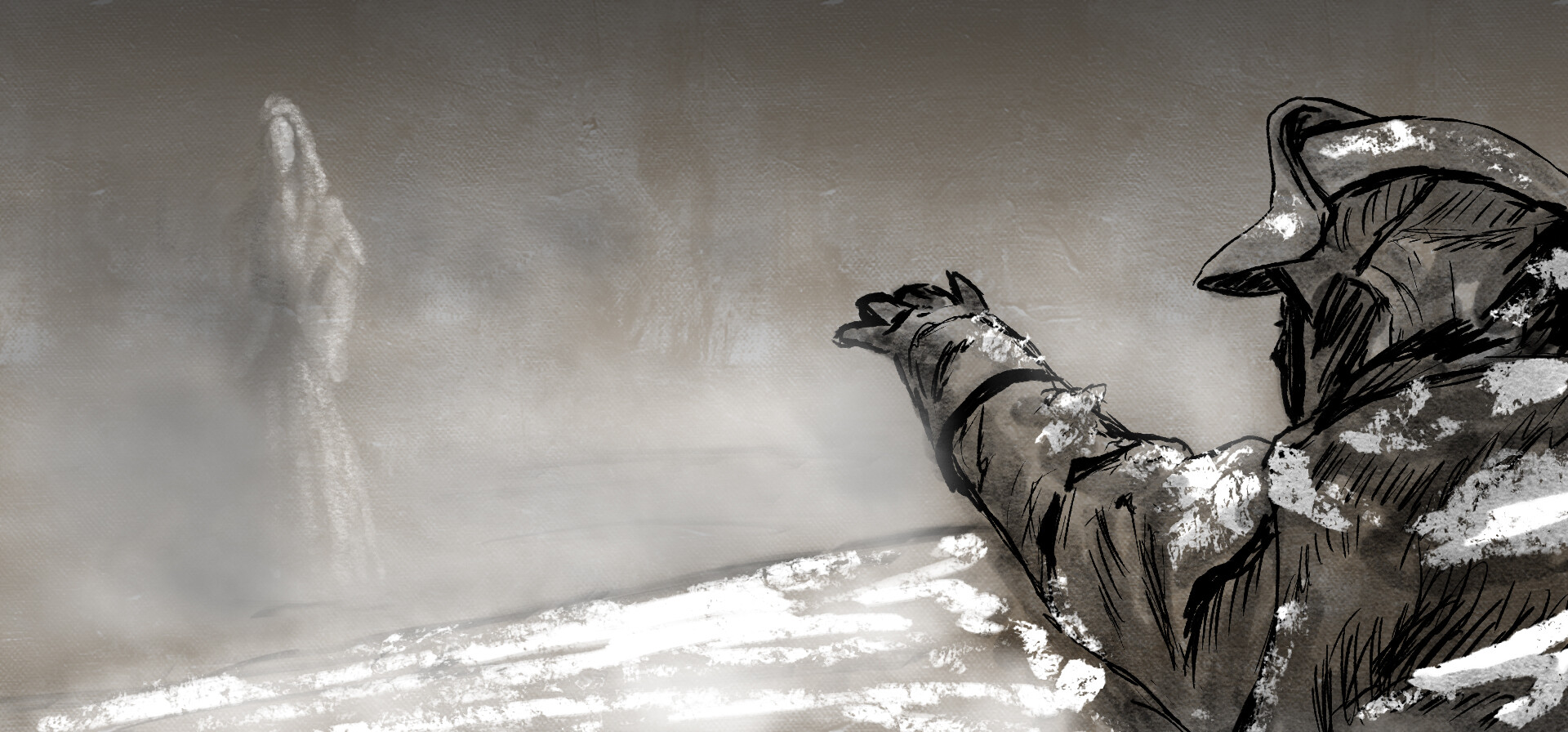 ArtStation - Luke and Ben's force ghost