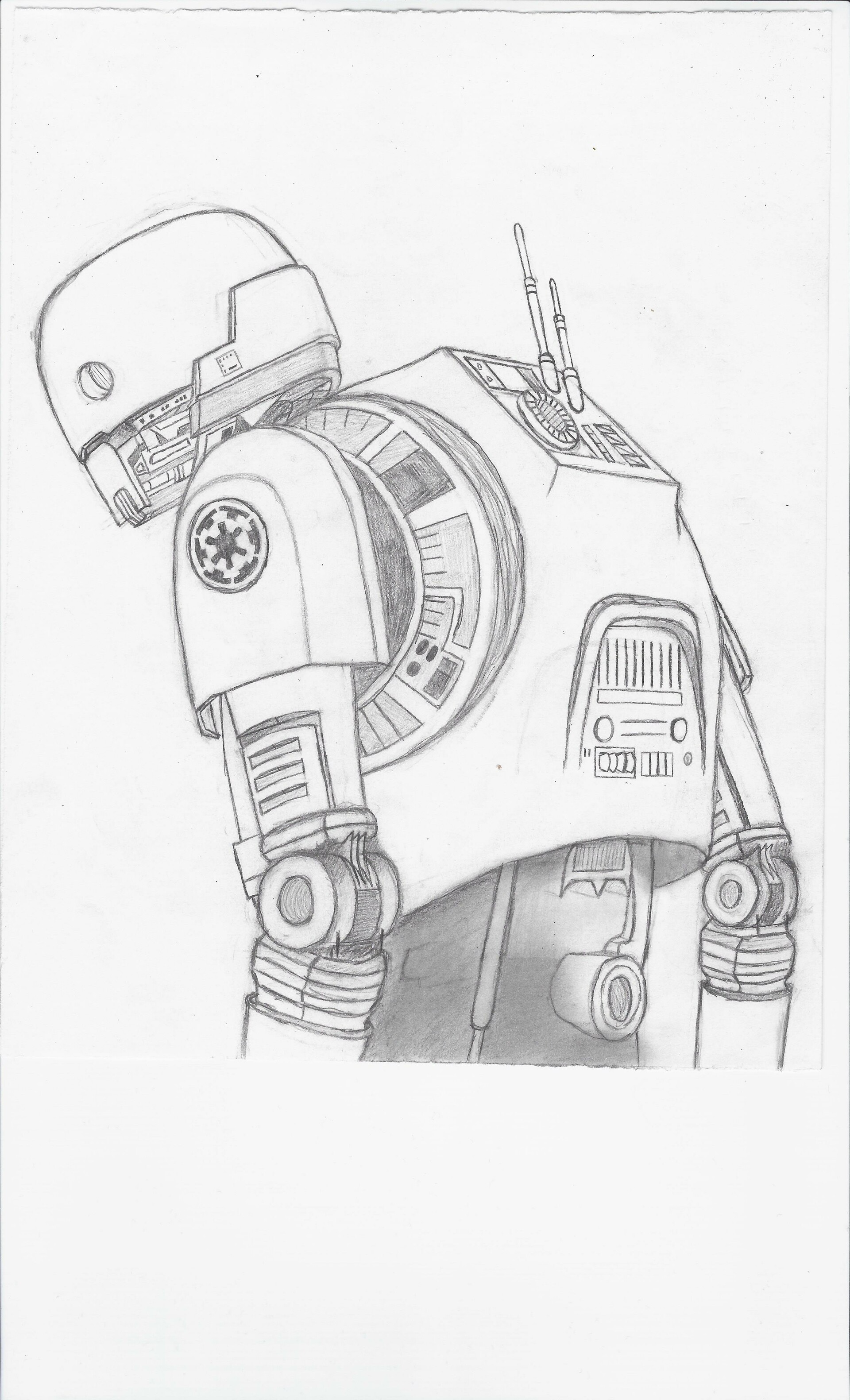 ArtStation - K-2S0 Sketch