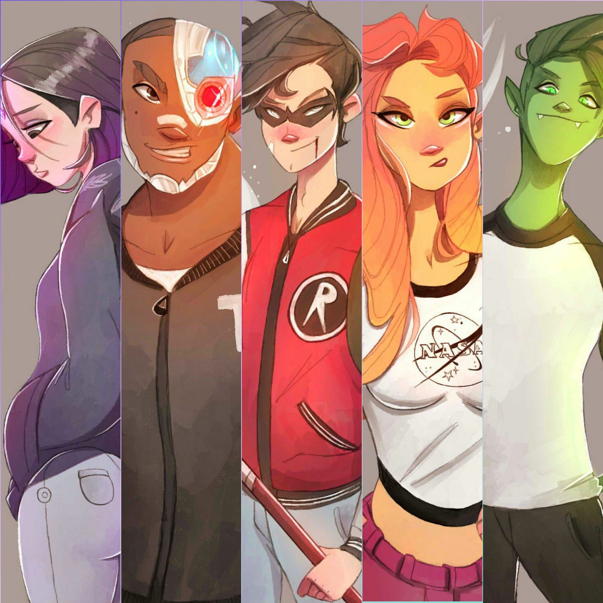 ArtStation - Teen Titans