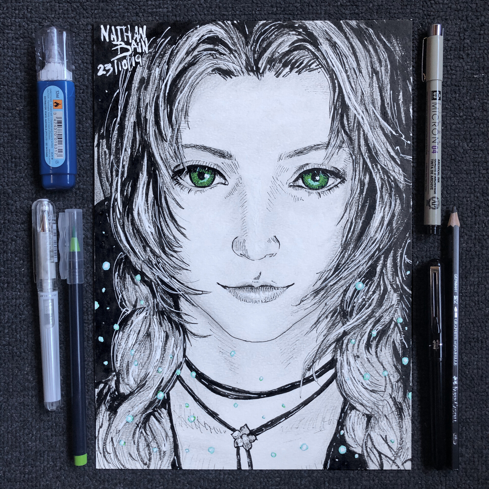 ArtStation - Inktober Day 23: Ancient (Aeris/Aerith however you spell it)