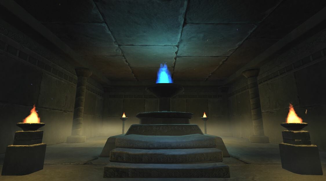 ArtStation - Blue Flame Temple | Trim Textures