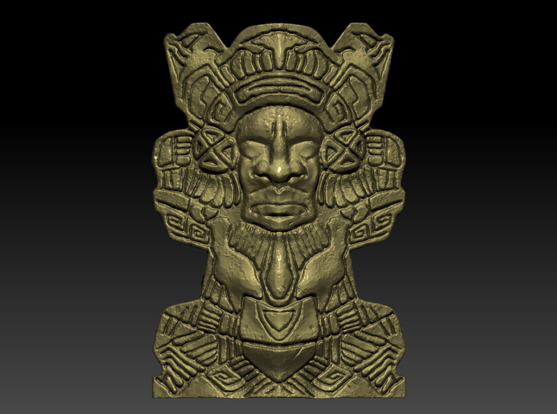 ArtStation - Mayan statue