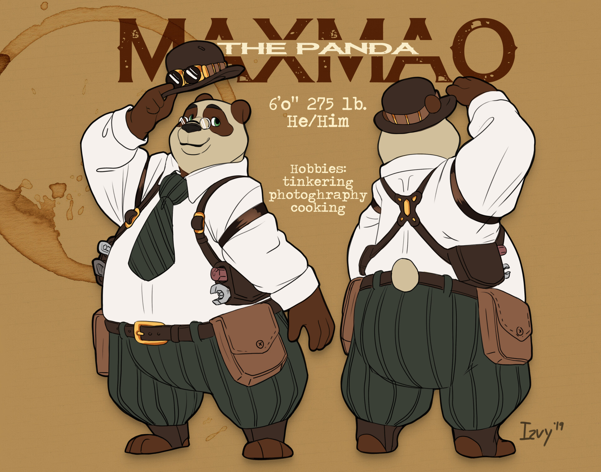 Levi Wheeler - Furry Character design commissions