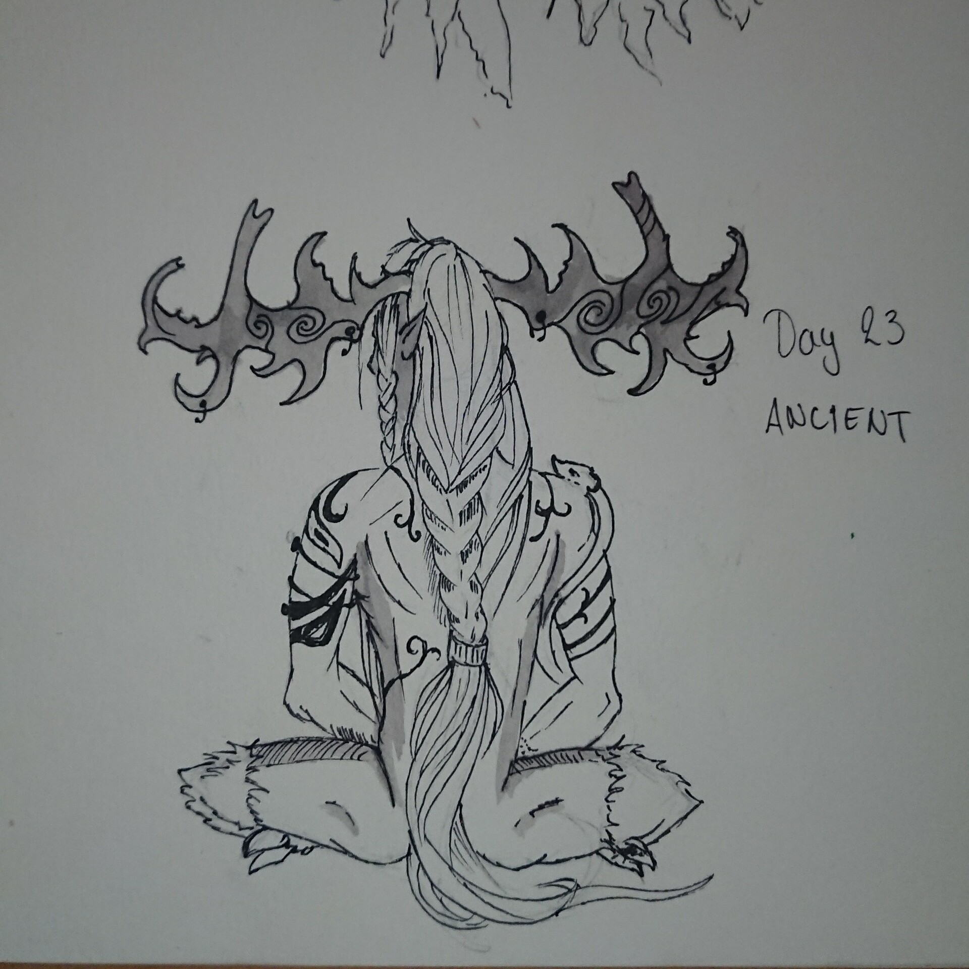 ArtStation - Day 23 of inktober Ancient