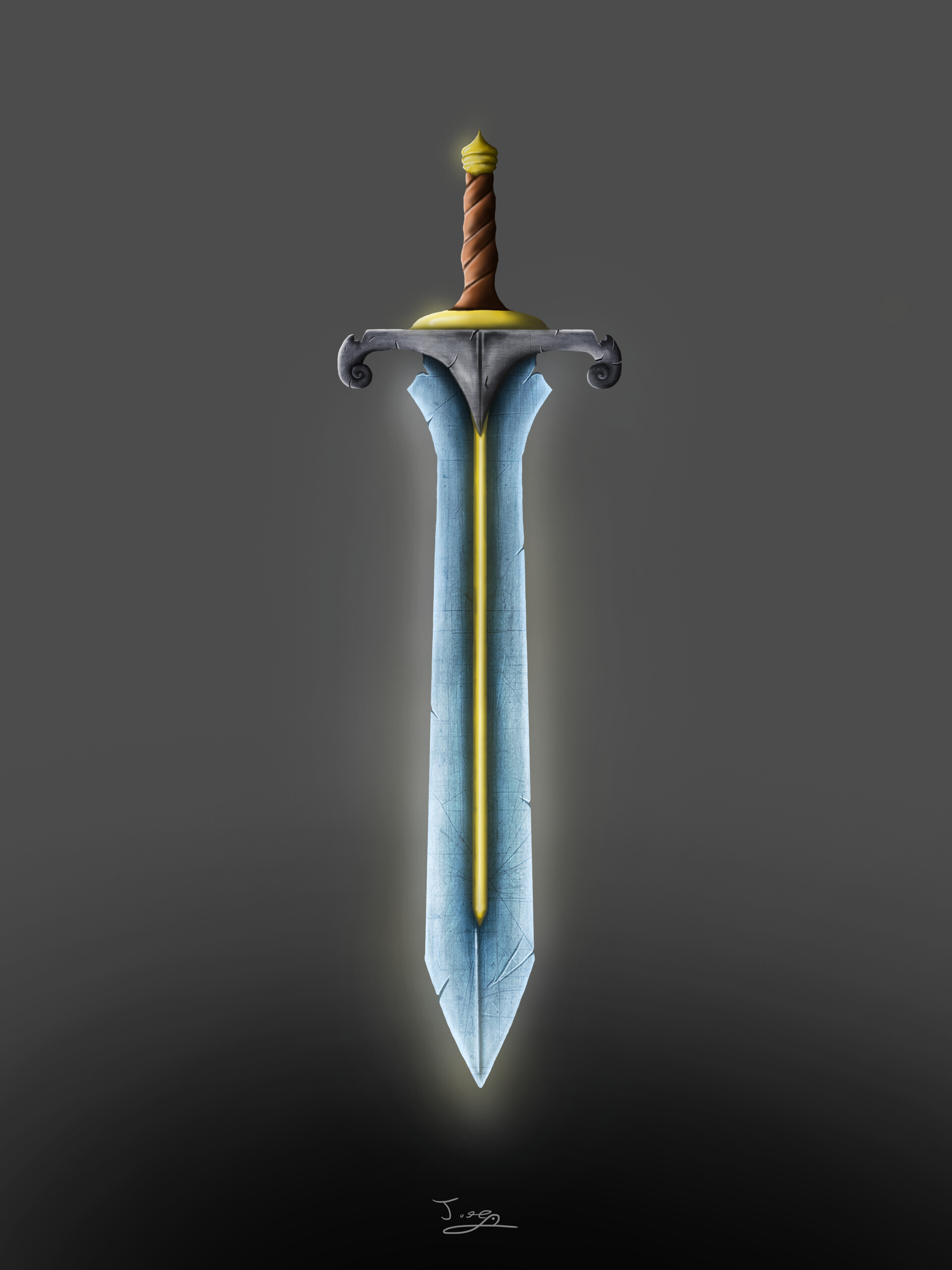 ArtStation - Legendary Broken Sword