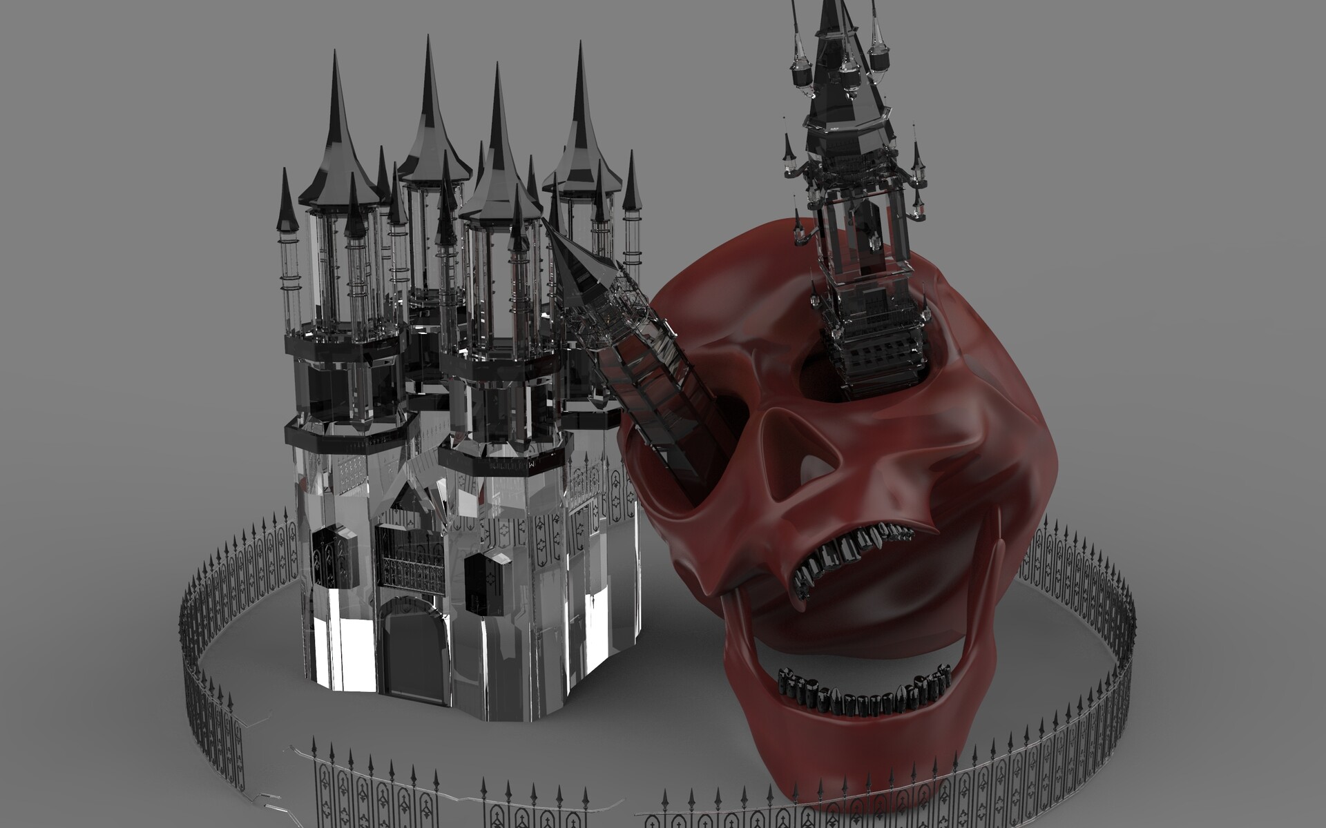 ArtStation - Skull Castle