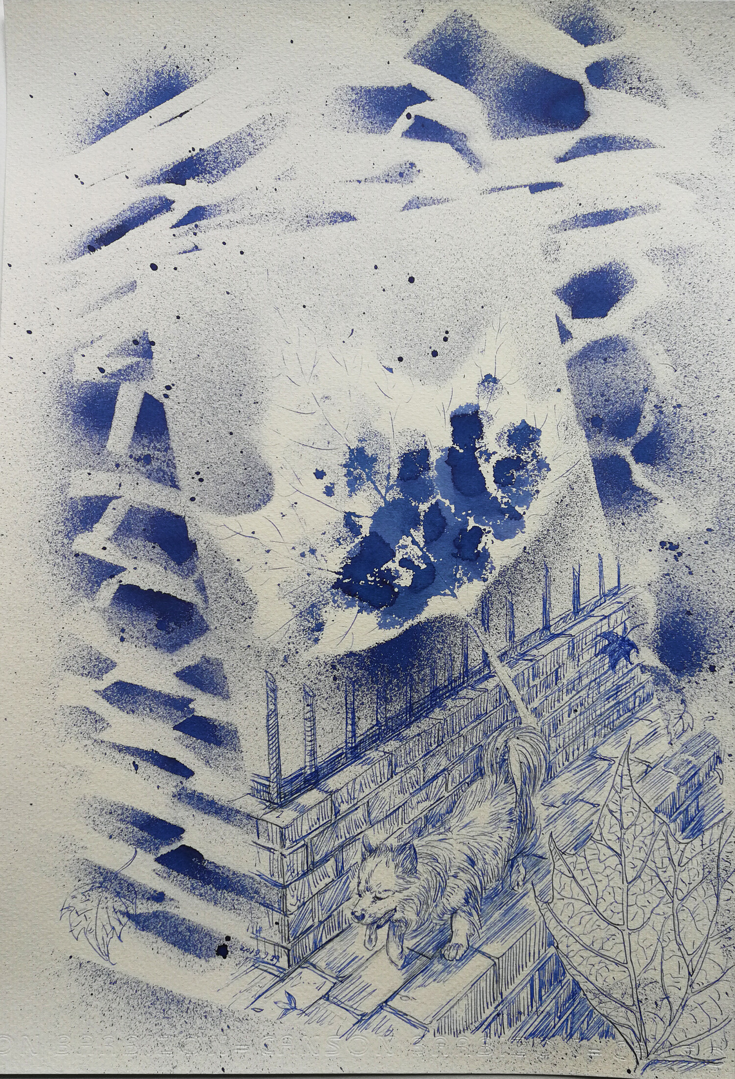 ArtStation - A low-key walking dog