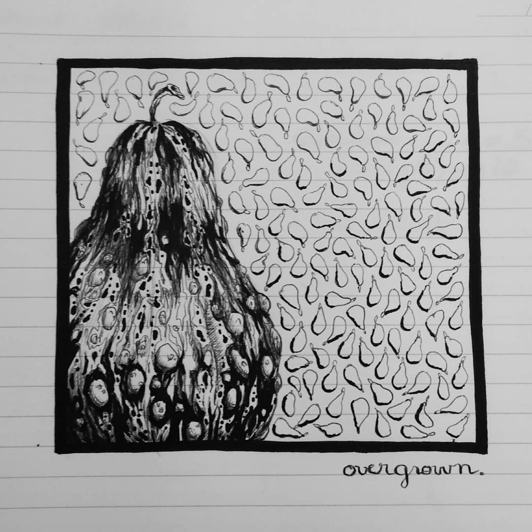 ArtStation - Inktober 2019 - day 14: Overgrown