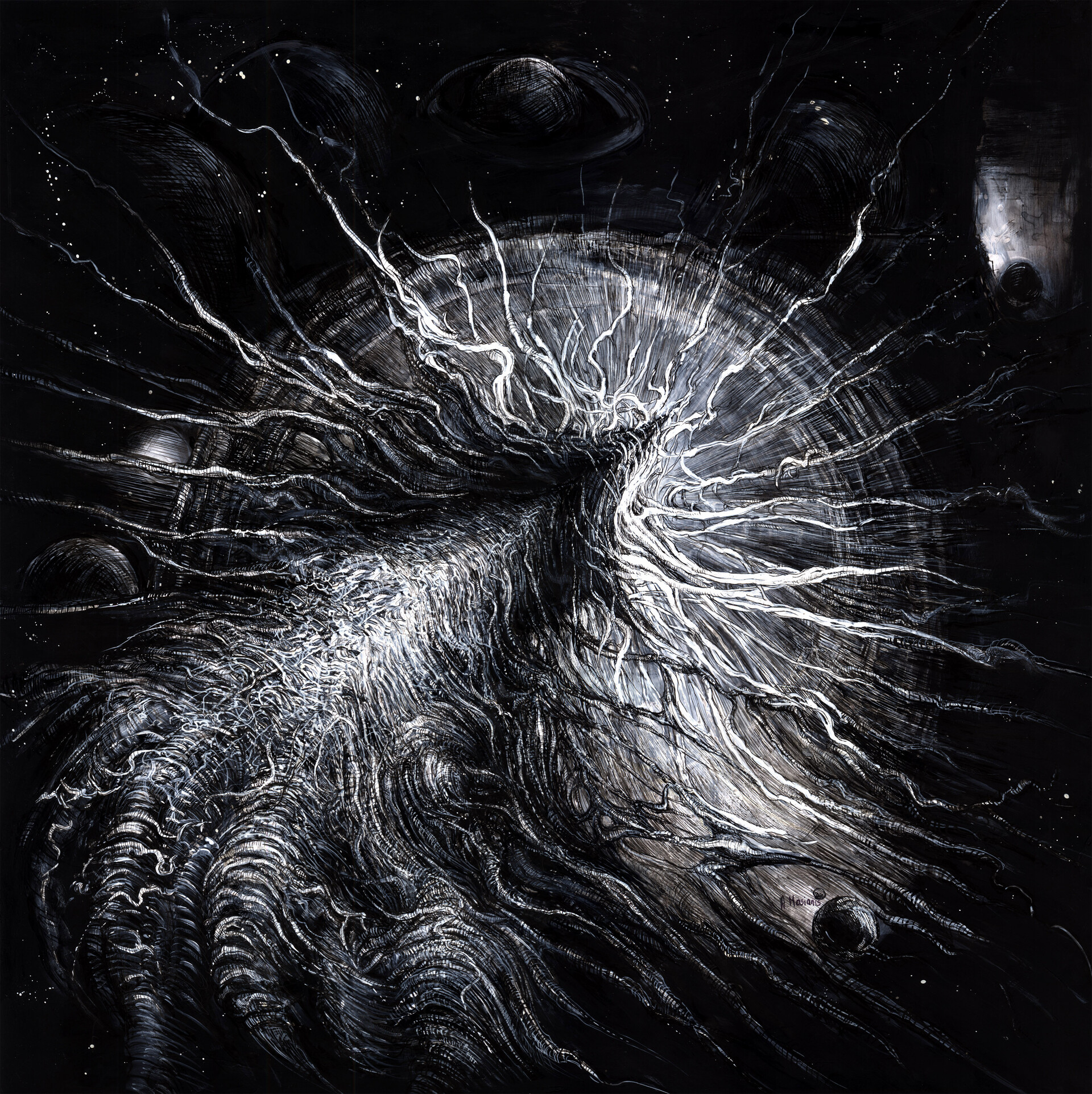 ArtStation - Primeval drawing on paper