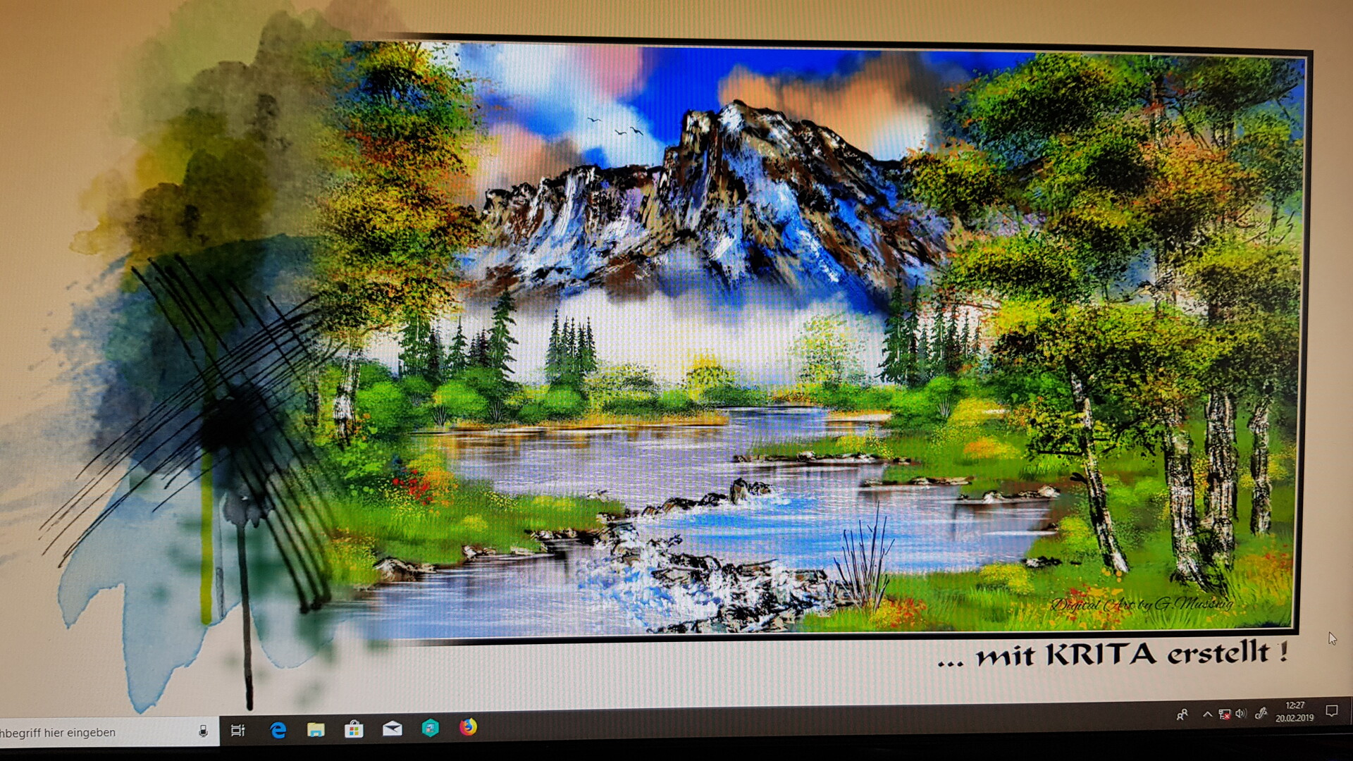 ArtStation - Krita Painting in PC