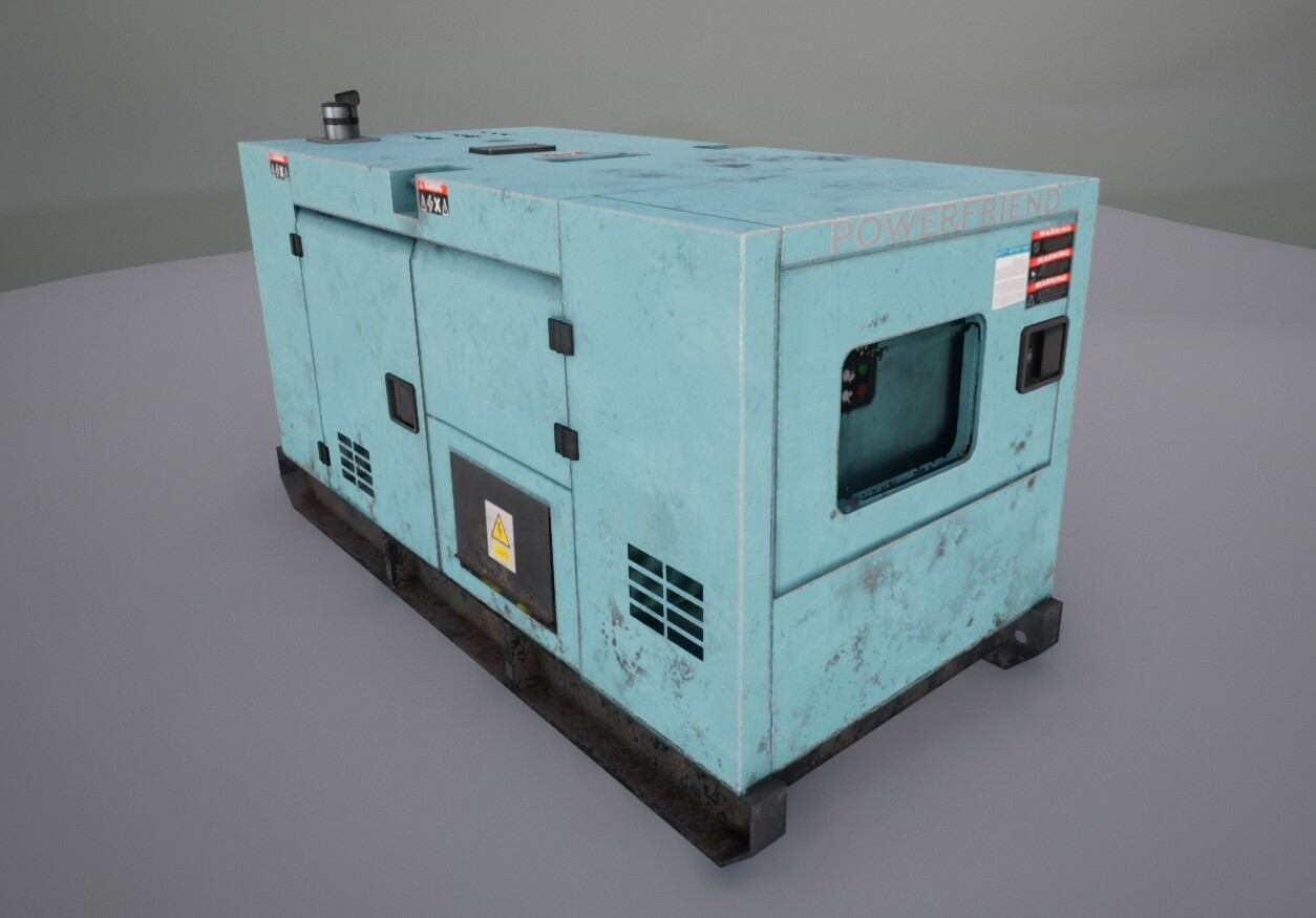 ArtStation - Diesel Generator