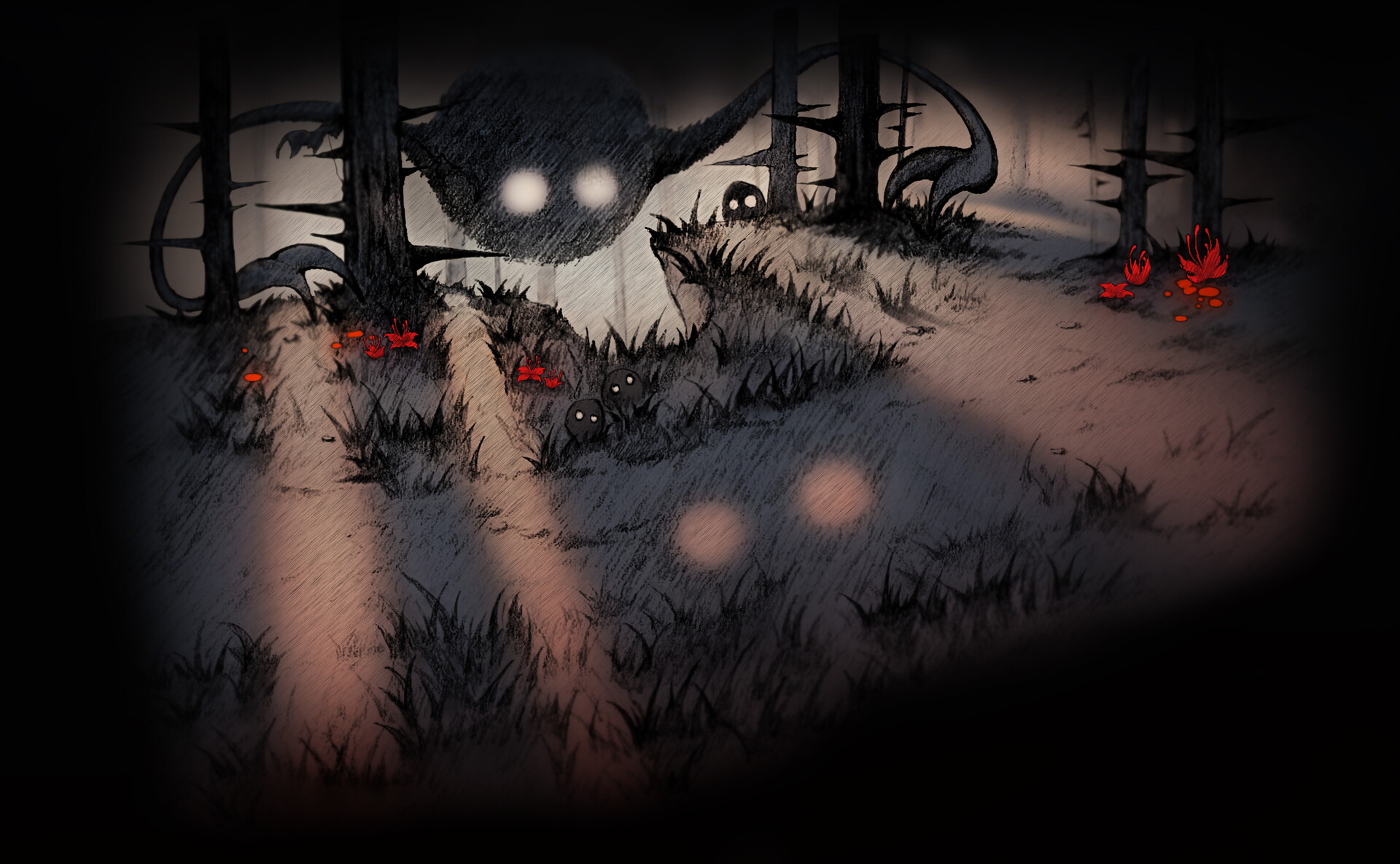 ArtStation - Battle Scene 01_Dark Forest