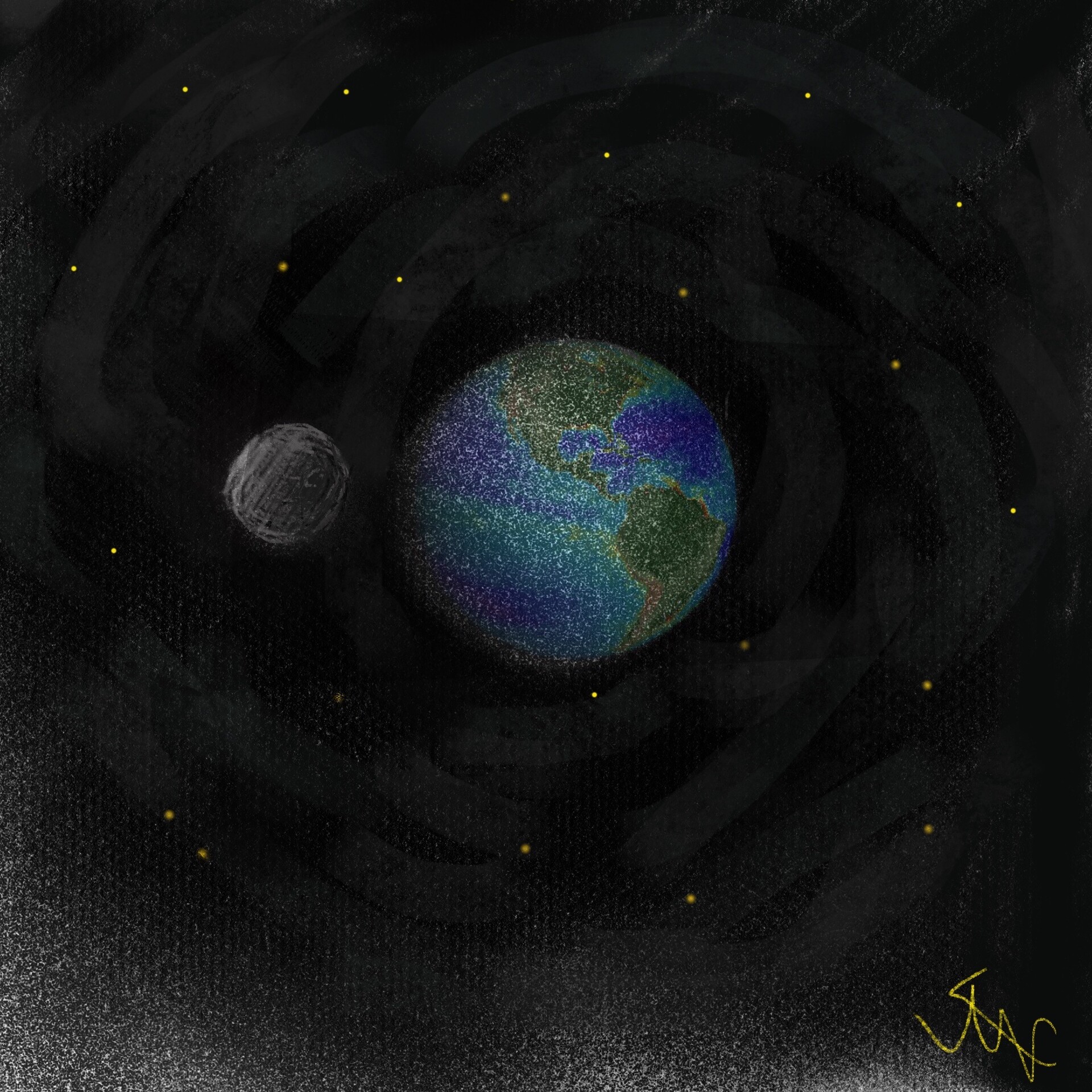 ArtStation - Lonely Earth.