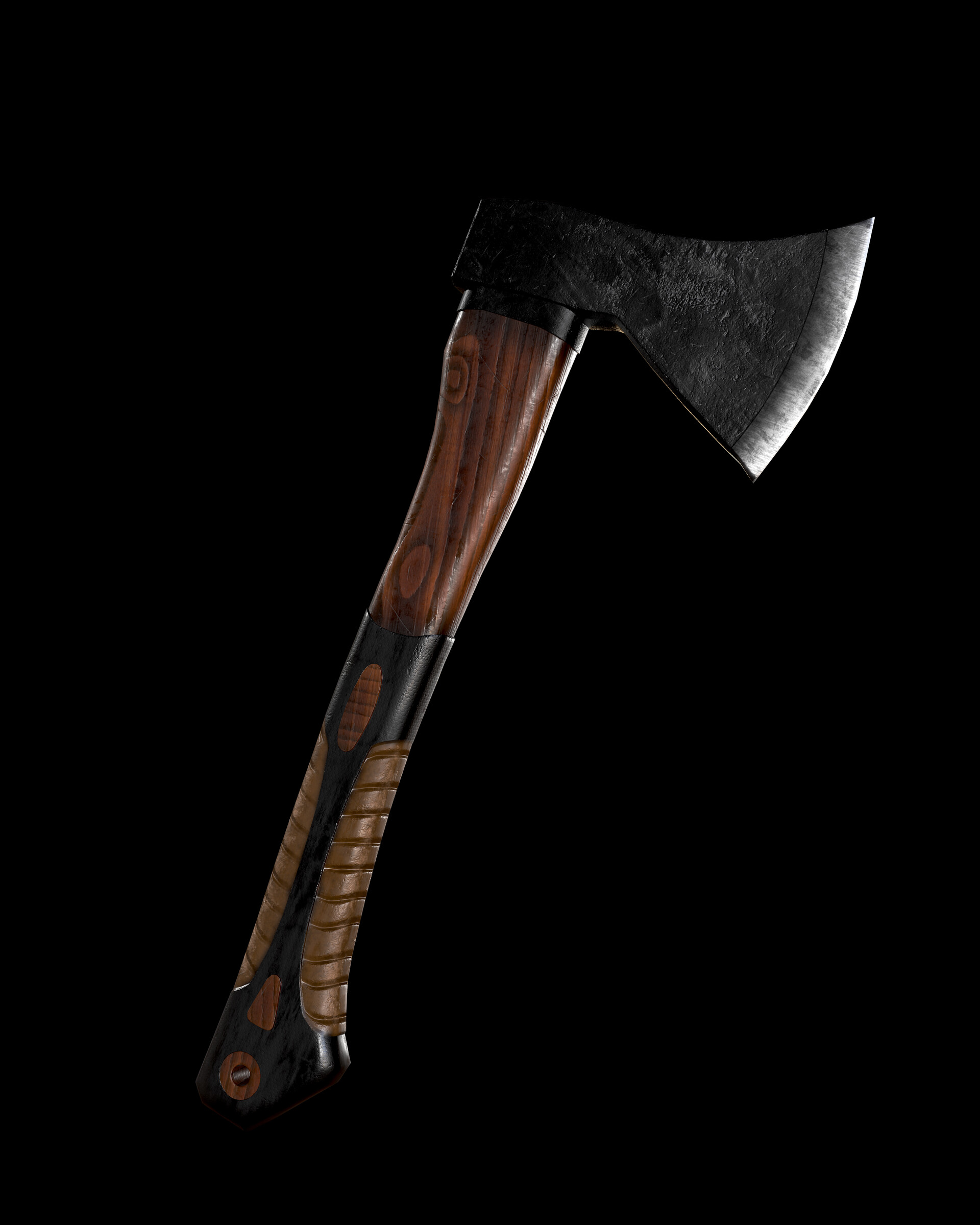 ArtStation - Wooden Axe - Low Poly