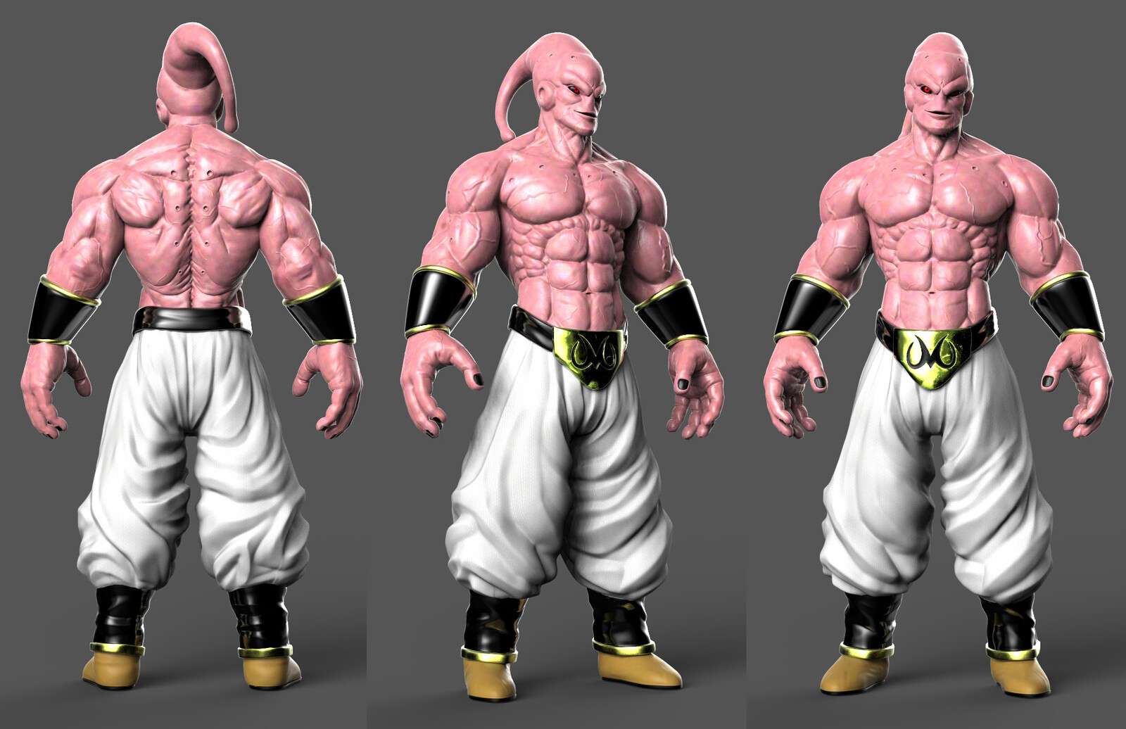 Minaam Shaikh - Majin Buu 3D Model