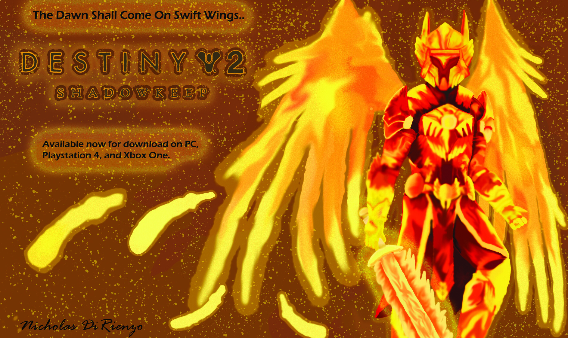 ArtStation - Destiny 2: Dawnblade Warlock