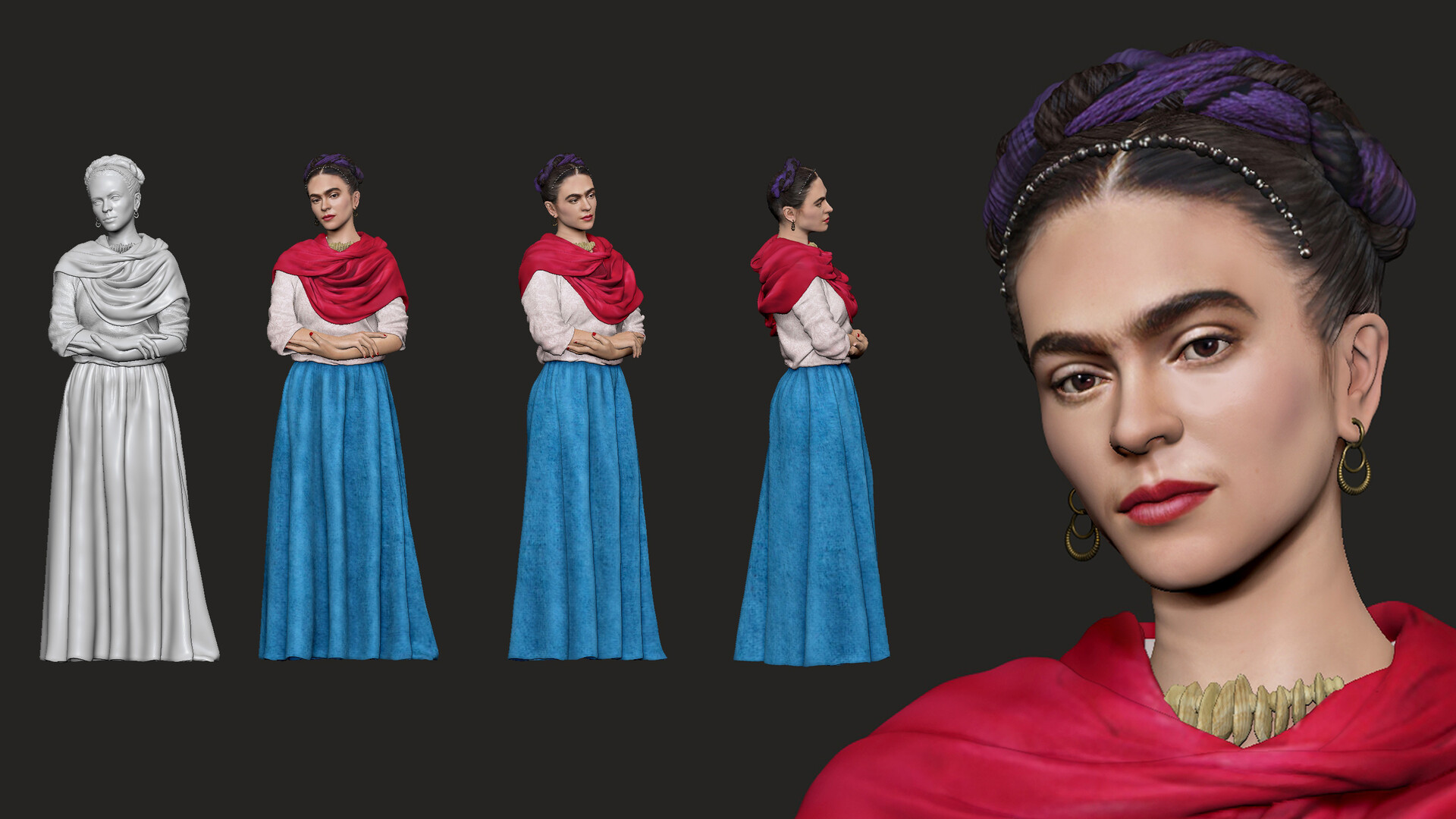 ArtStation - Frida Kahlo