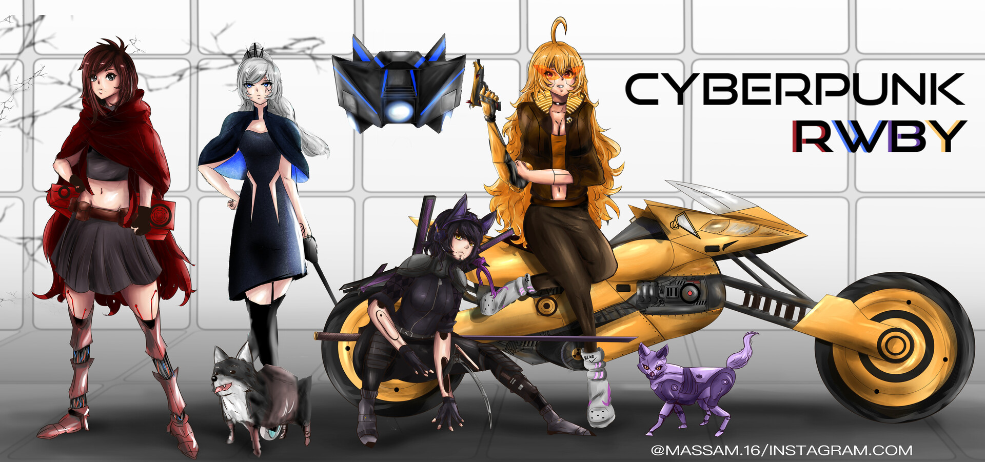 ArtStation - Cyberpunk RWBY