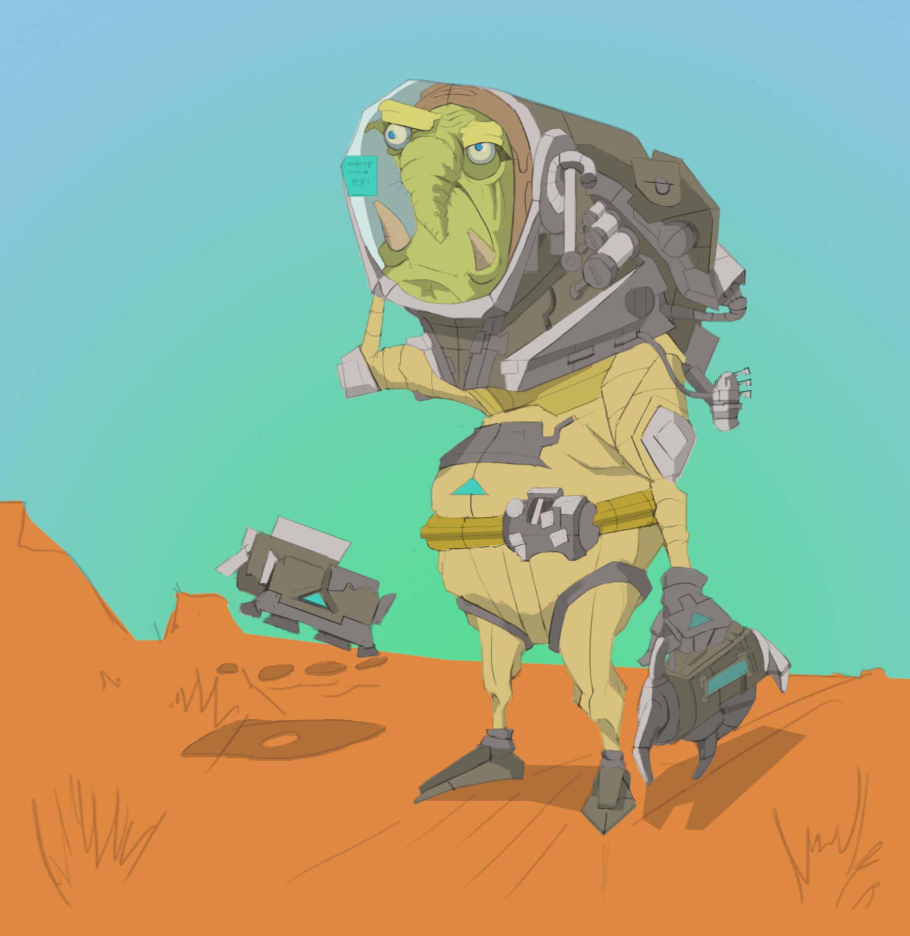 ArtStation - space mechanic