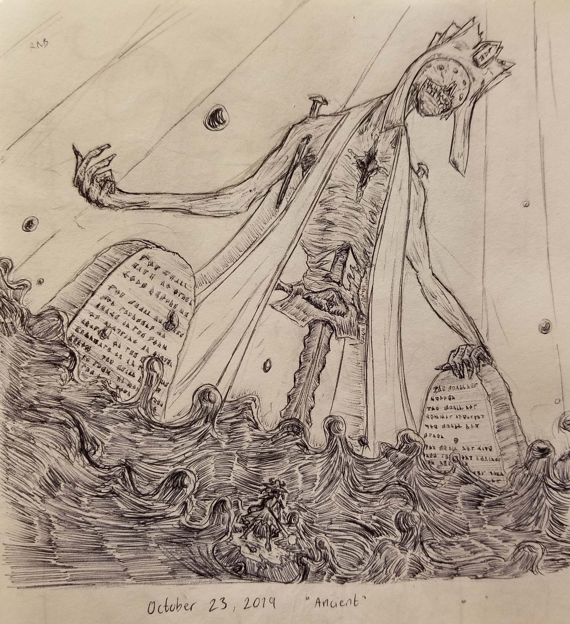 Andrew Benz - Inktober 2019, 23 and 24