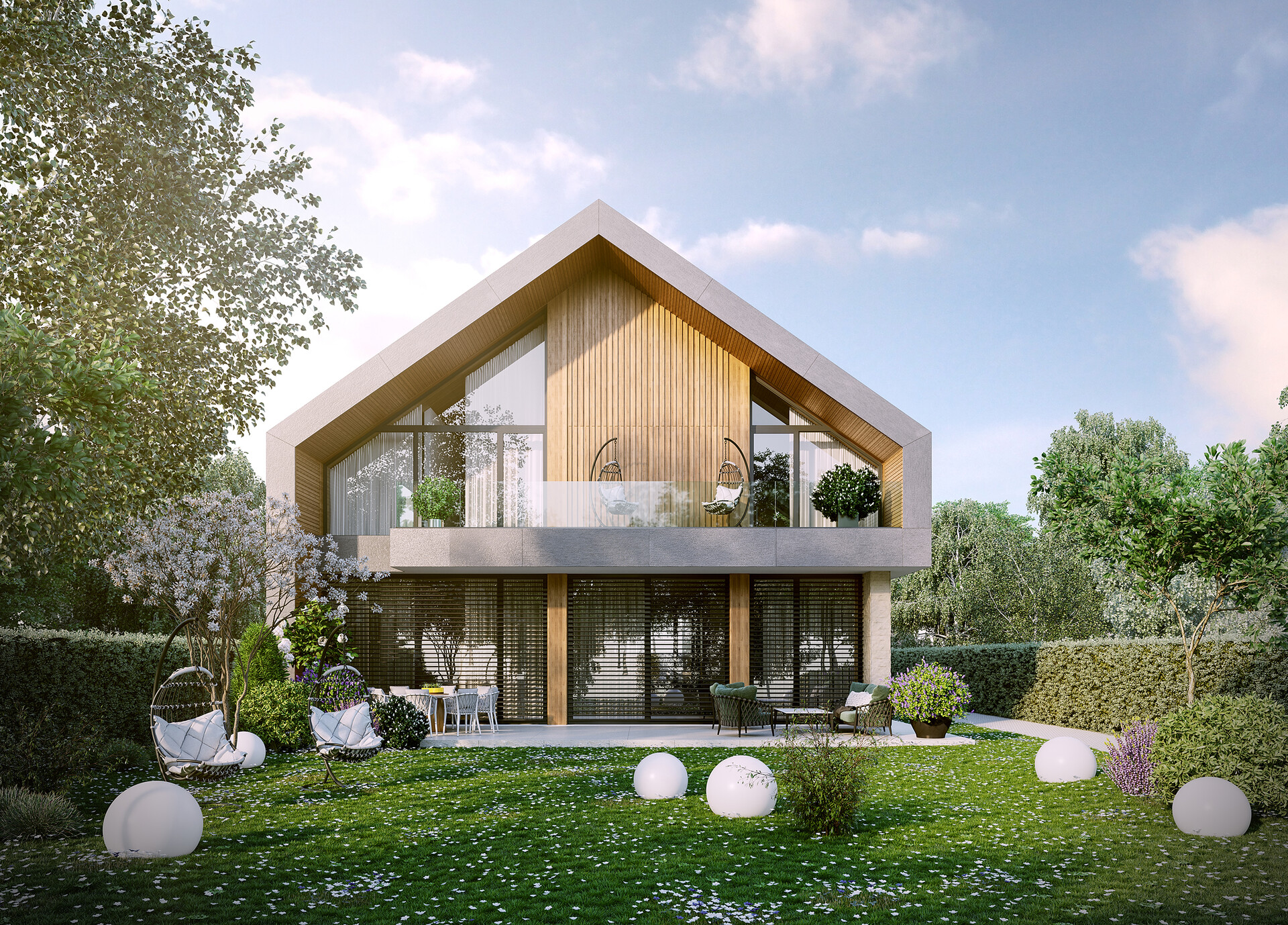 ArtStation - Private House in Indjija - Exterior Arch Viz