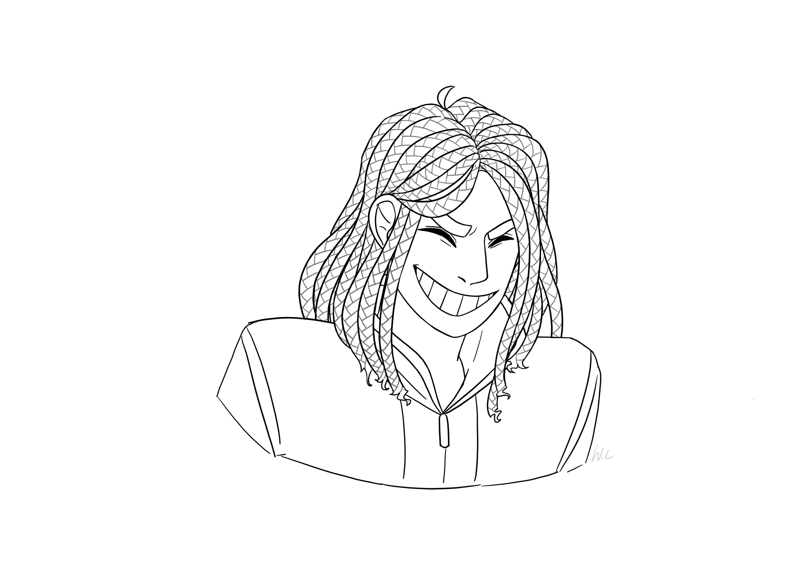 jeff the killer coloring page