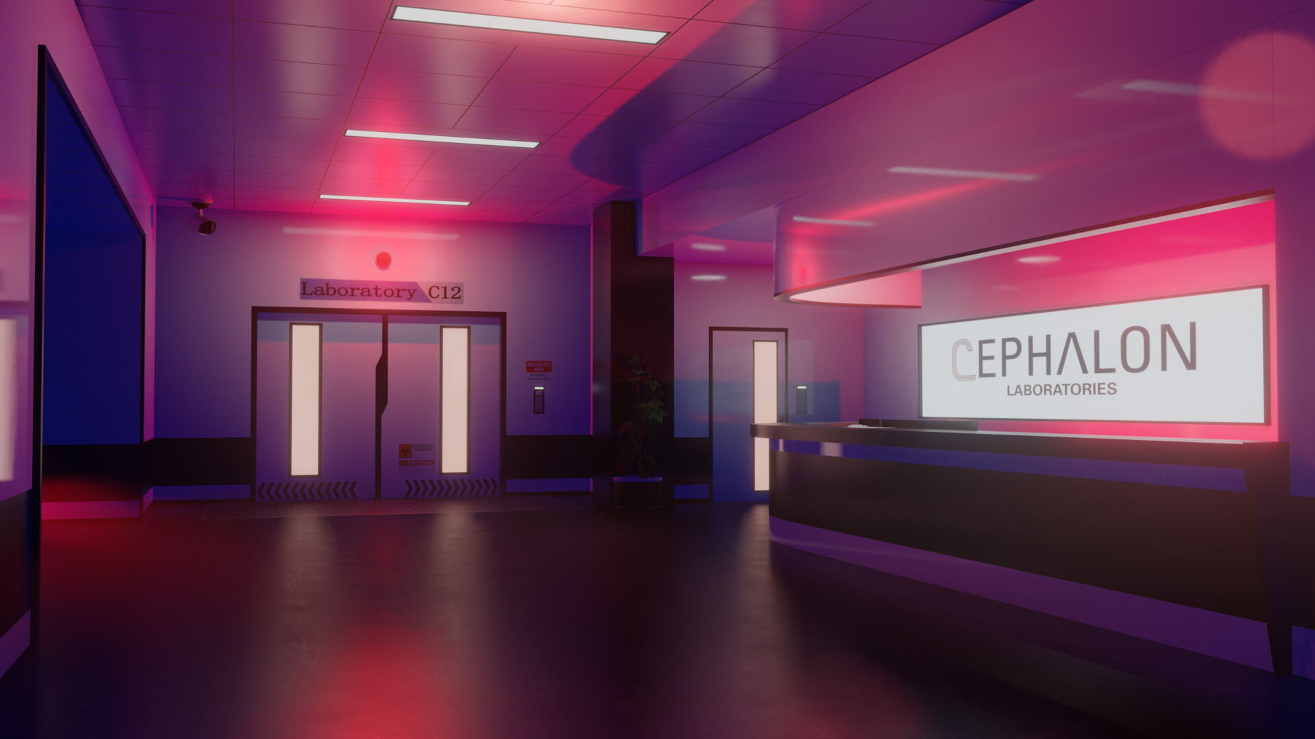 ArtStation - Laboratory Front Lobby