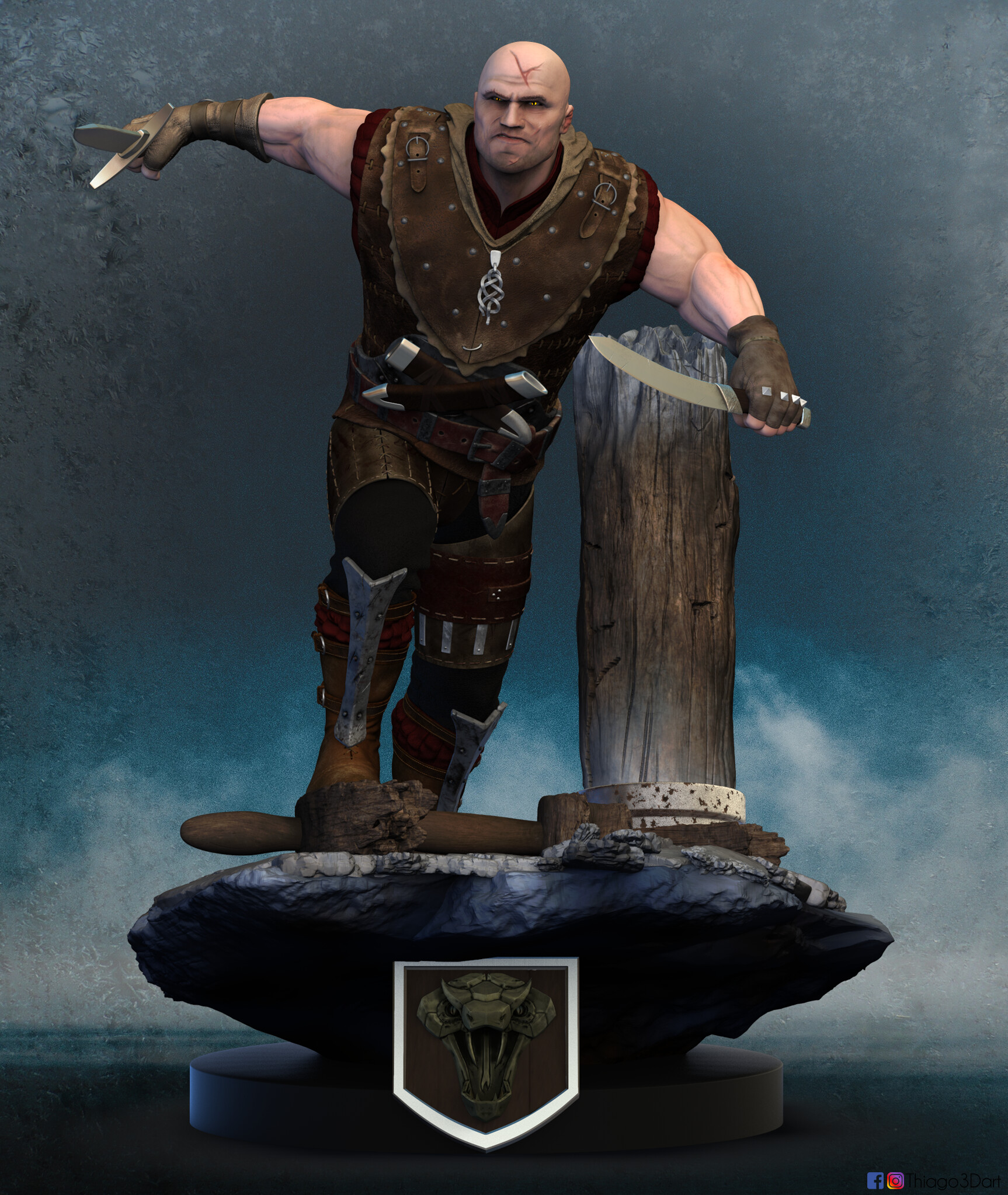 Thiago Oggy - Letho of Gulet - Fan Art Collectible