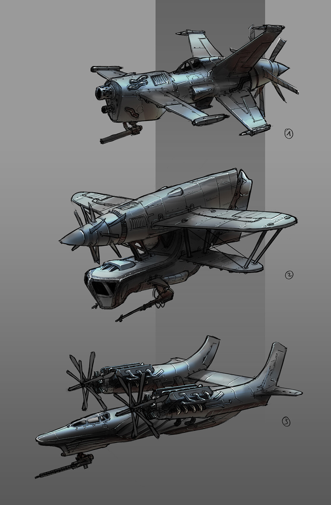 ArtStation - Airplanes design