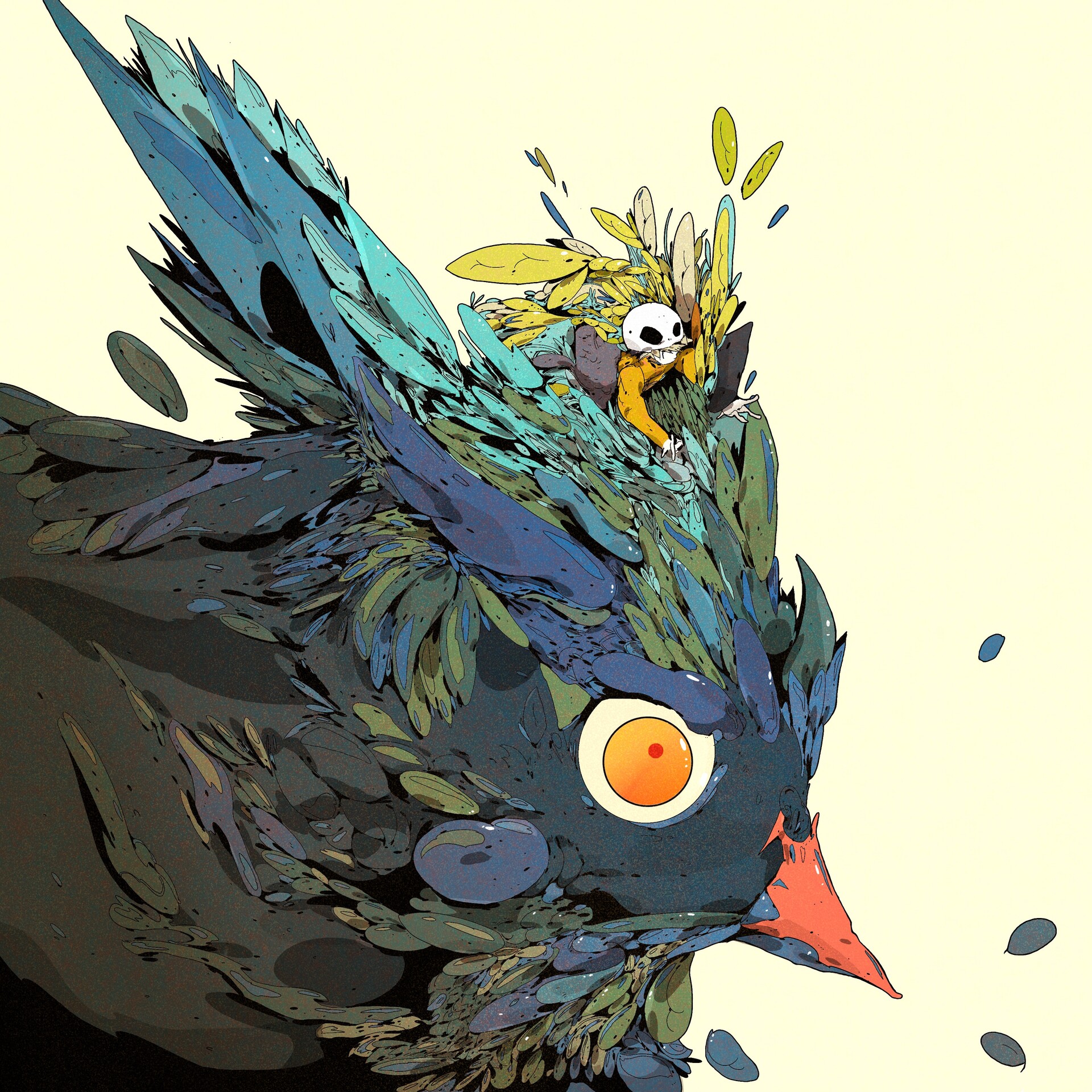 ArtStation - Nest Fern Bird
