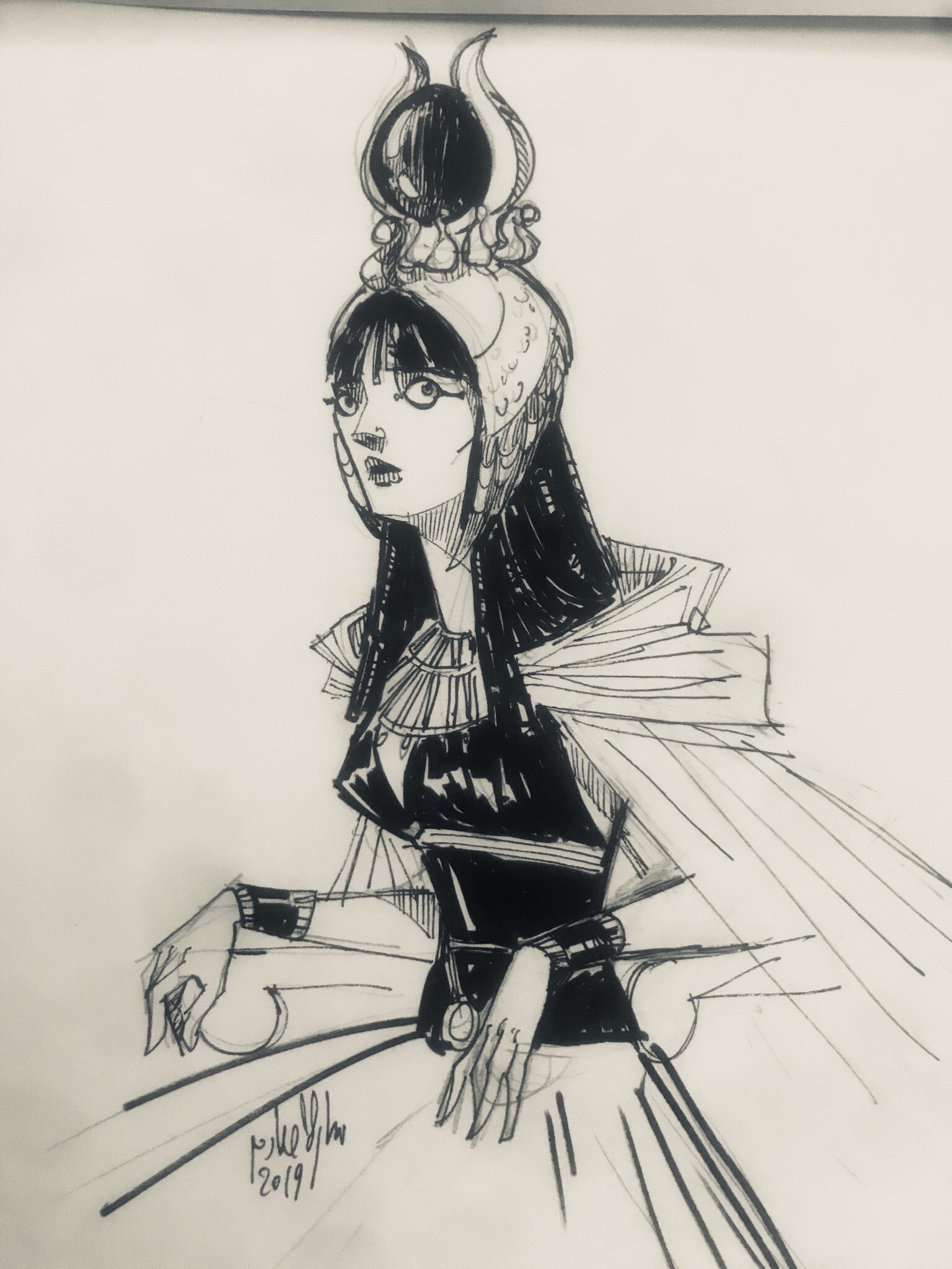 ArtStation - #ancient #Inktober2019