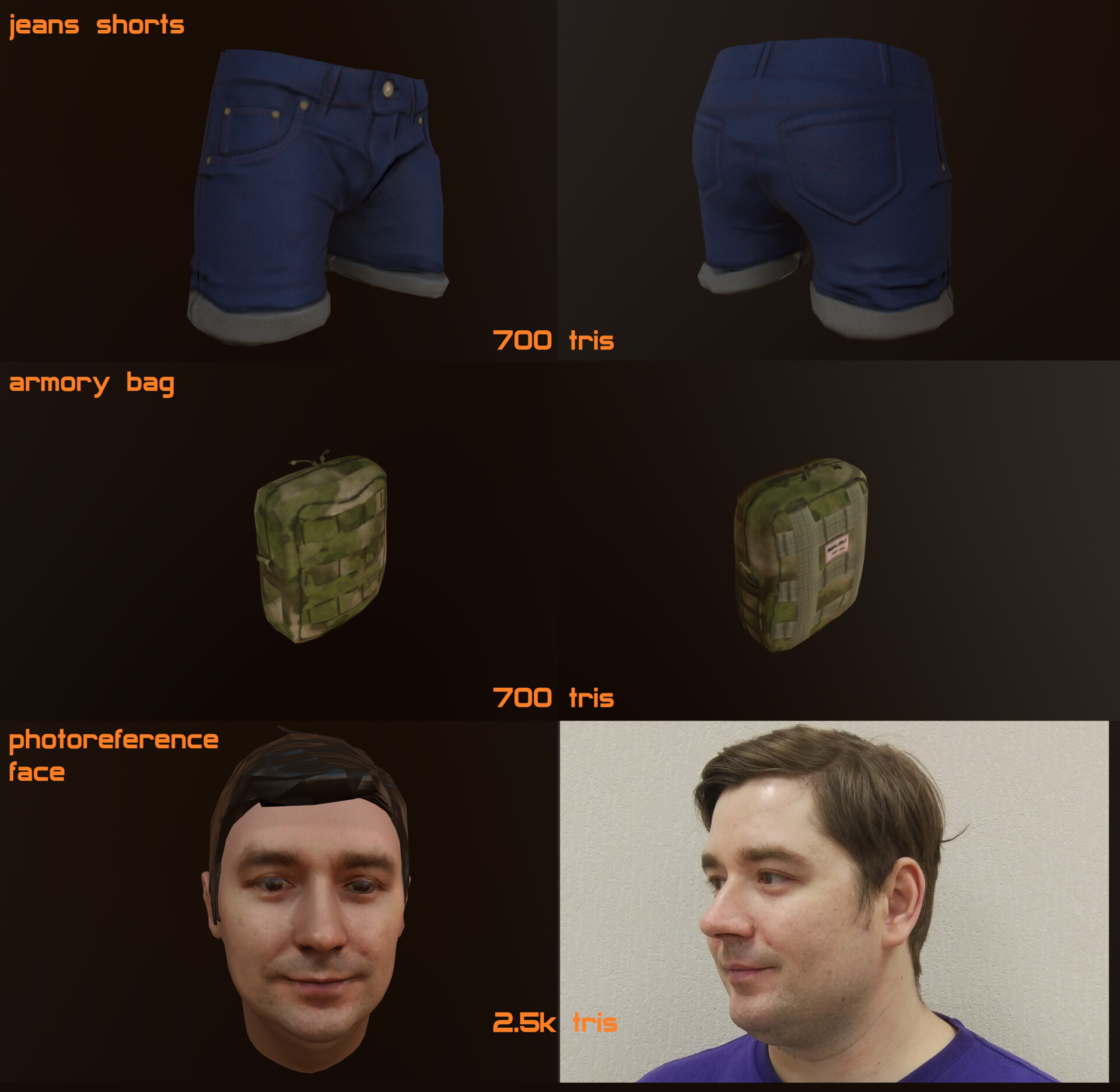 ArtStation - low-poly game parts for freelance