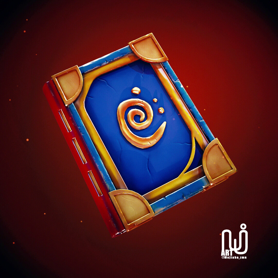 ArtStation - 3D legendary book