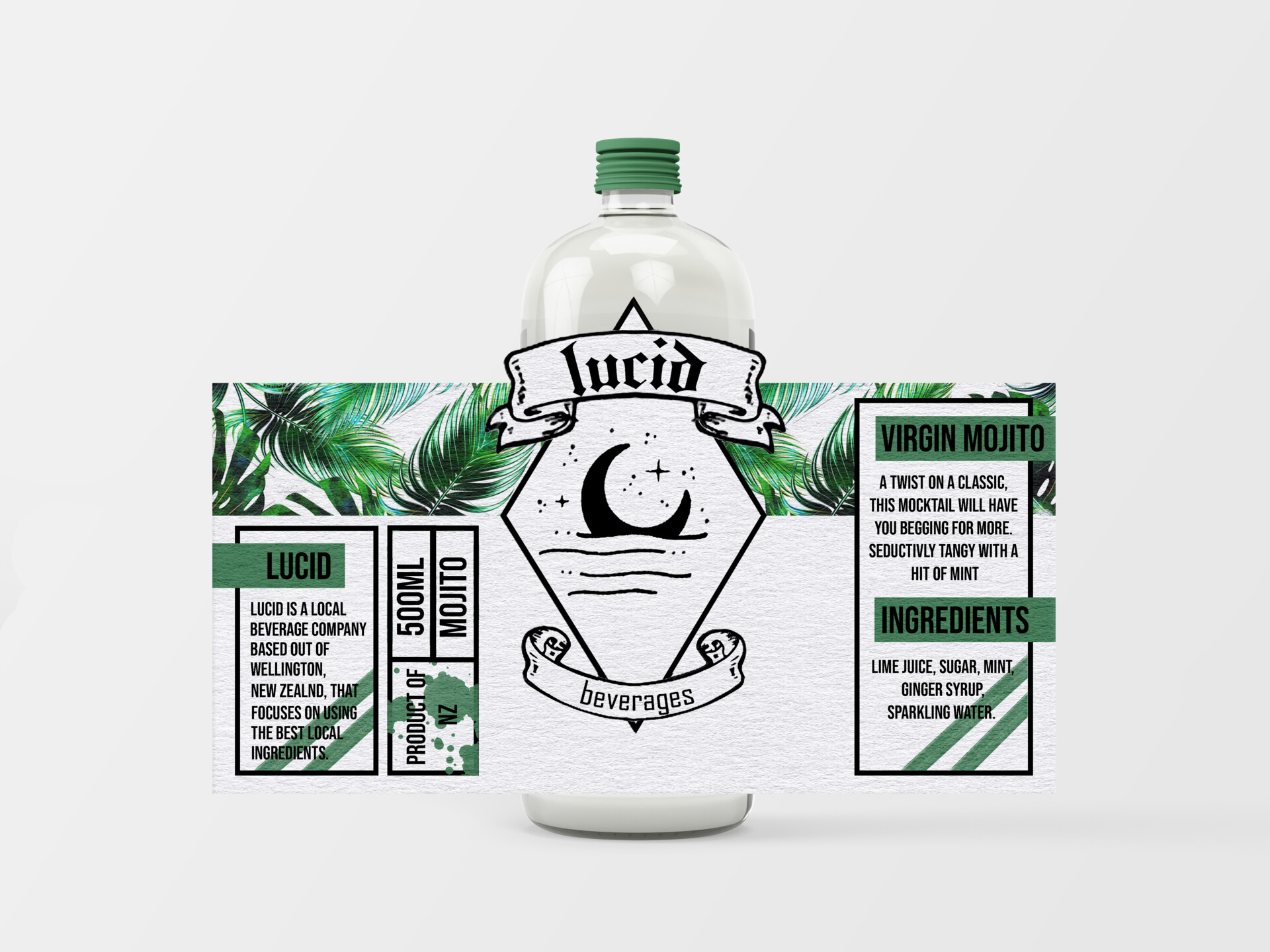 CJ Draper - Lucid Bottle Labels